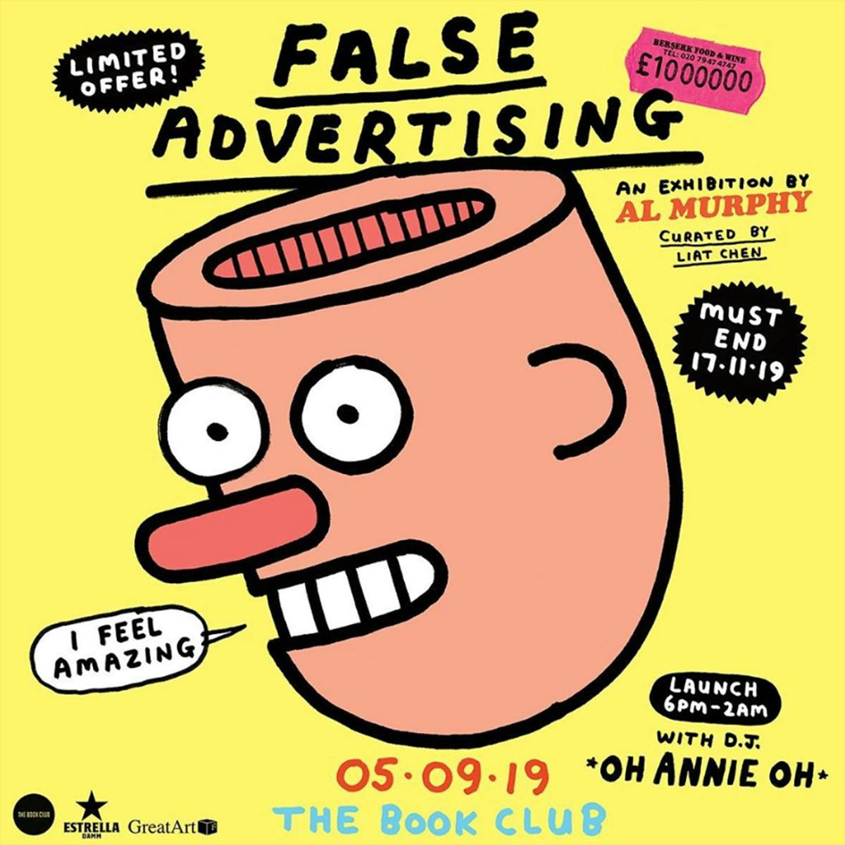 Al Murphy’s new exhibition is offers a disorientating take on adland