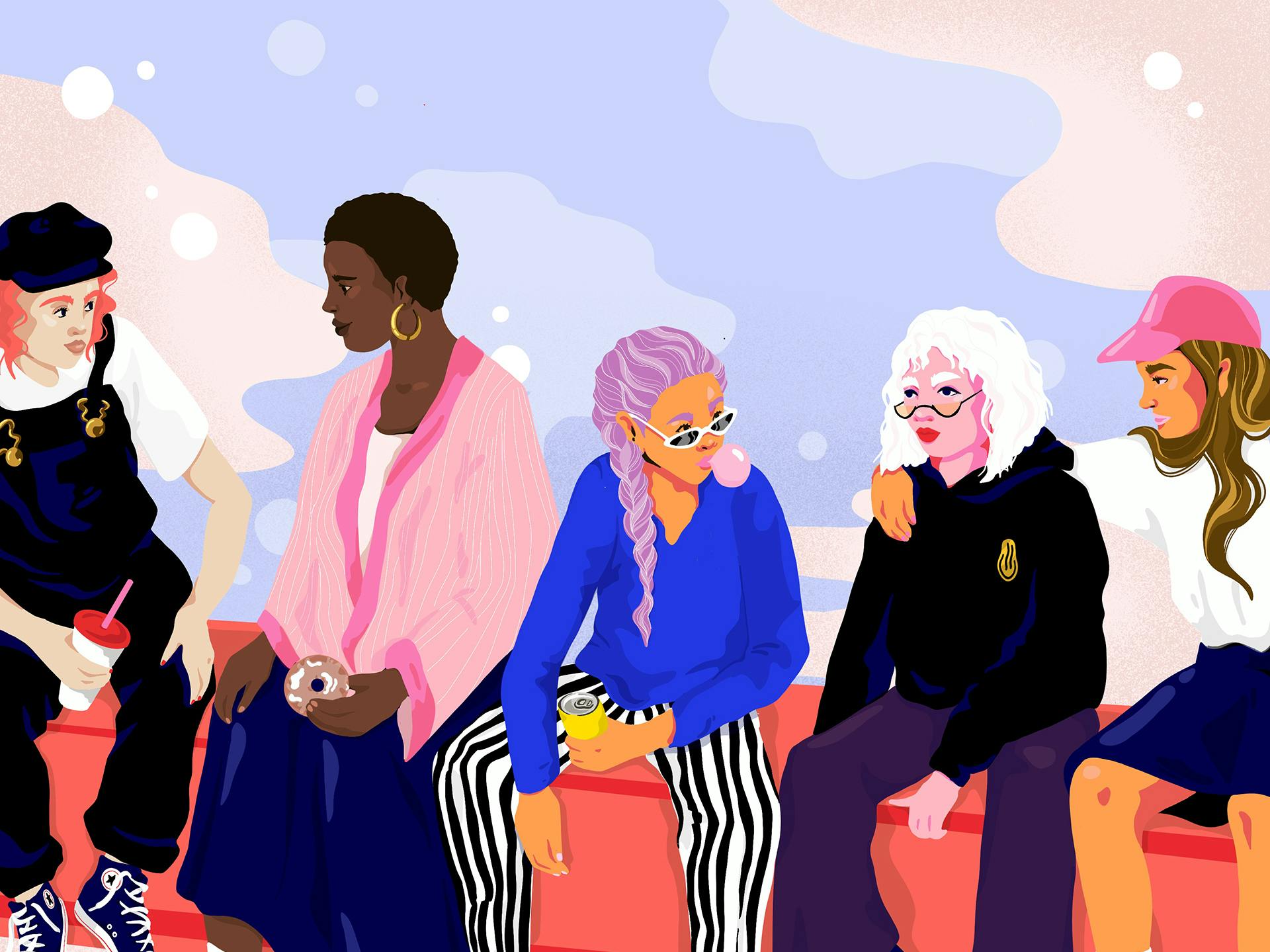 Josephine Rais’ illustrations are a colourful look at everyday life