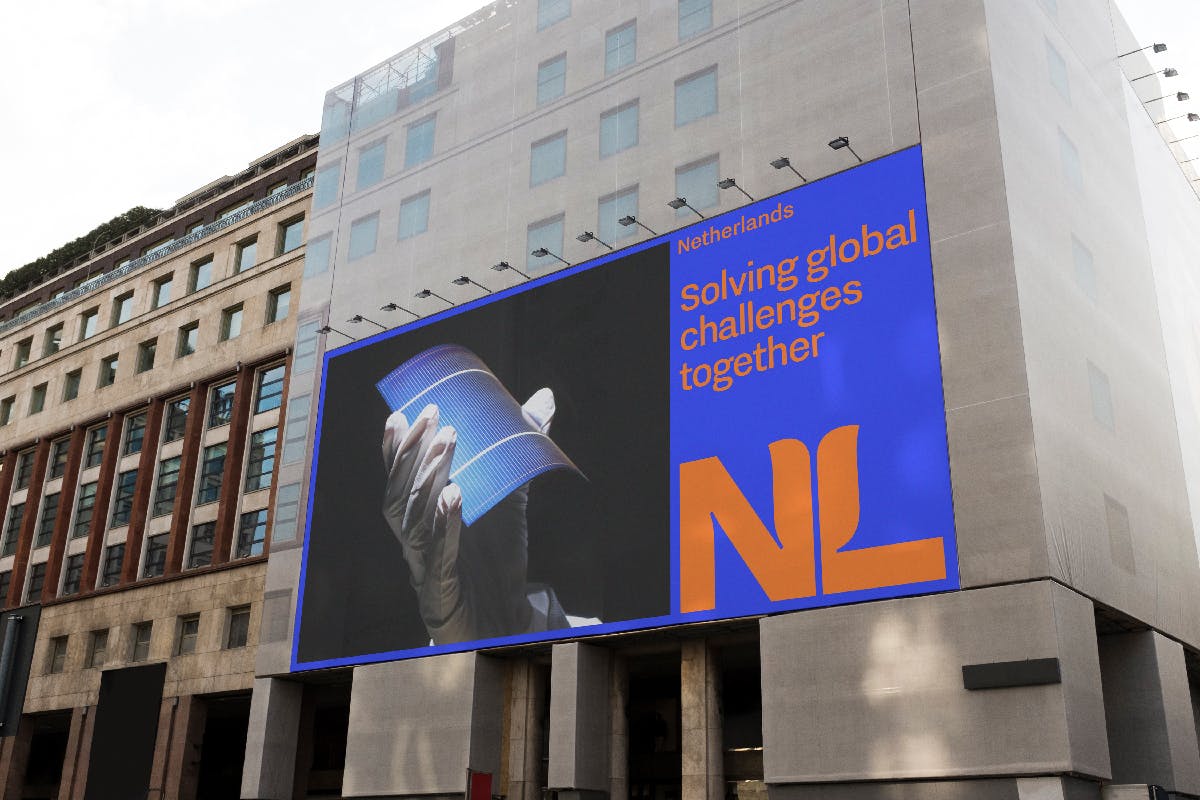 Studio Dumbar designs the new international logo for the Netherlands