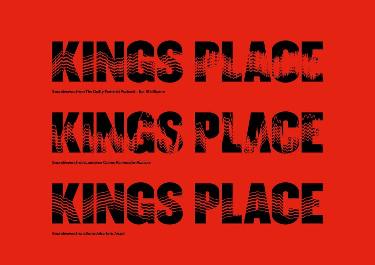 The new logo for London venue Kings Place is shaped by sound waves