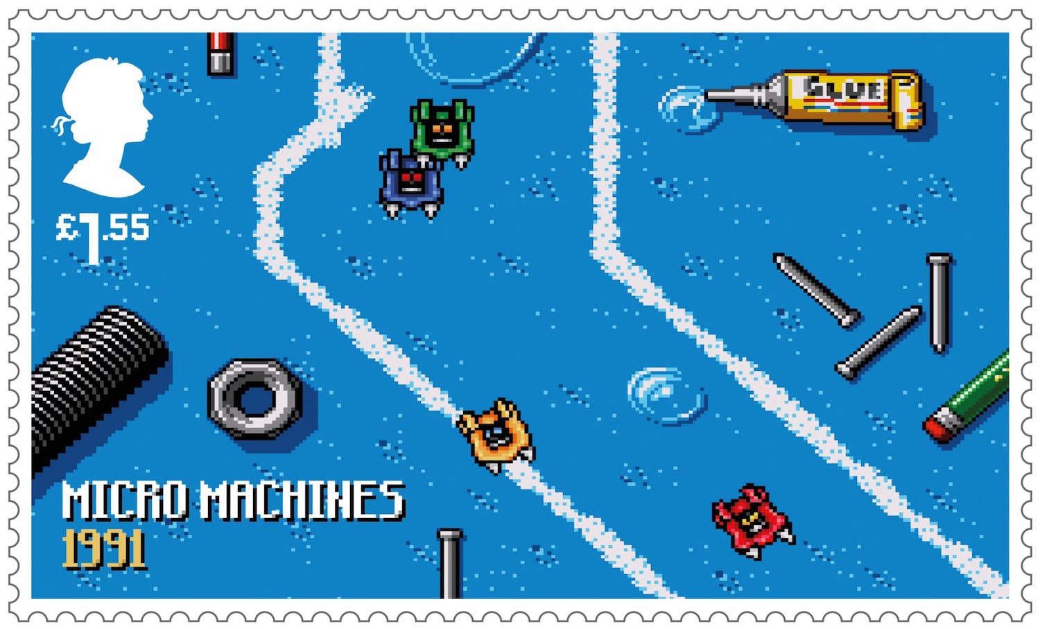 Retro video games showcased on new Royal Mail set of stamps