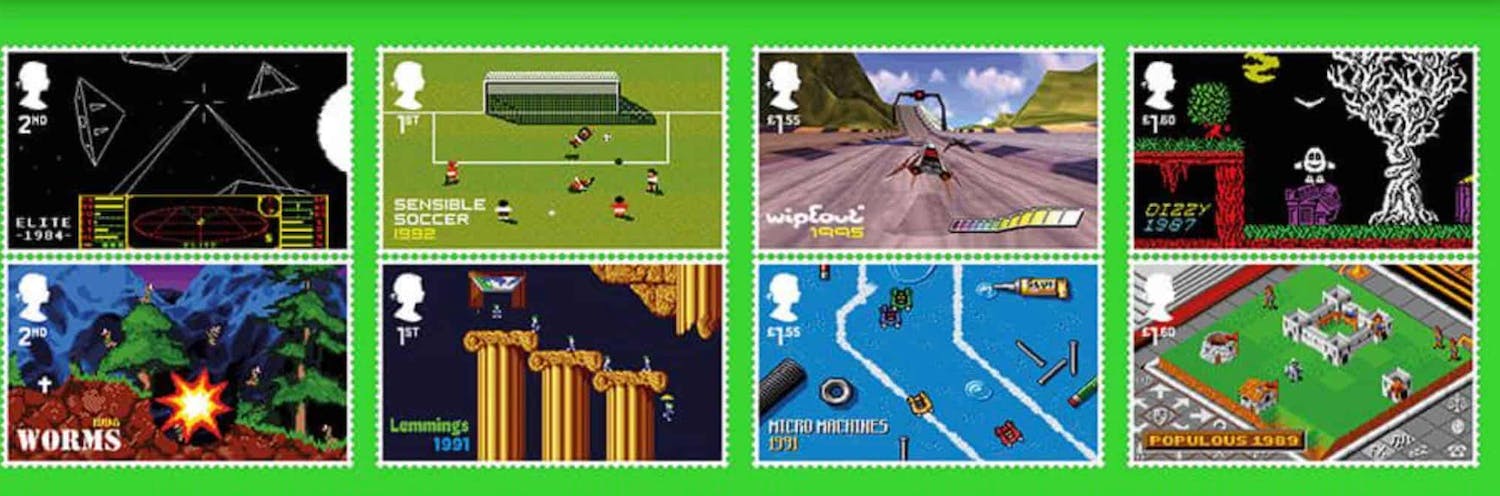Retro video games showcased on new Royal Mail set of stamps