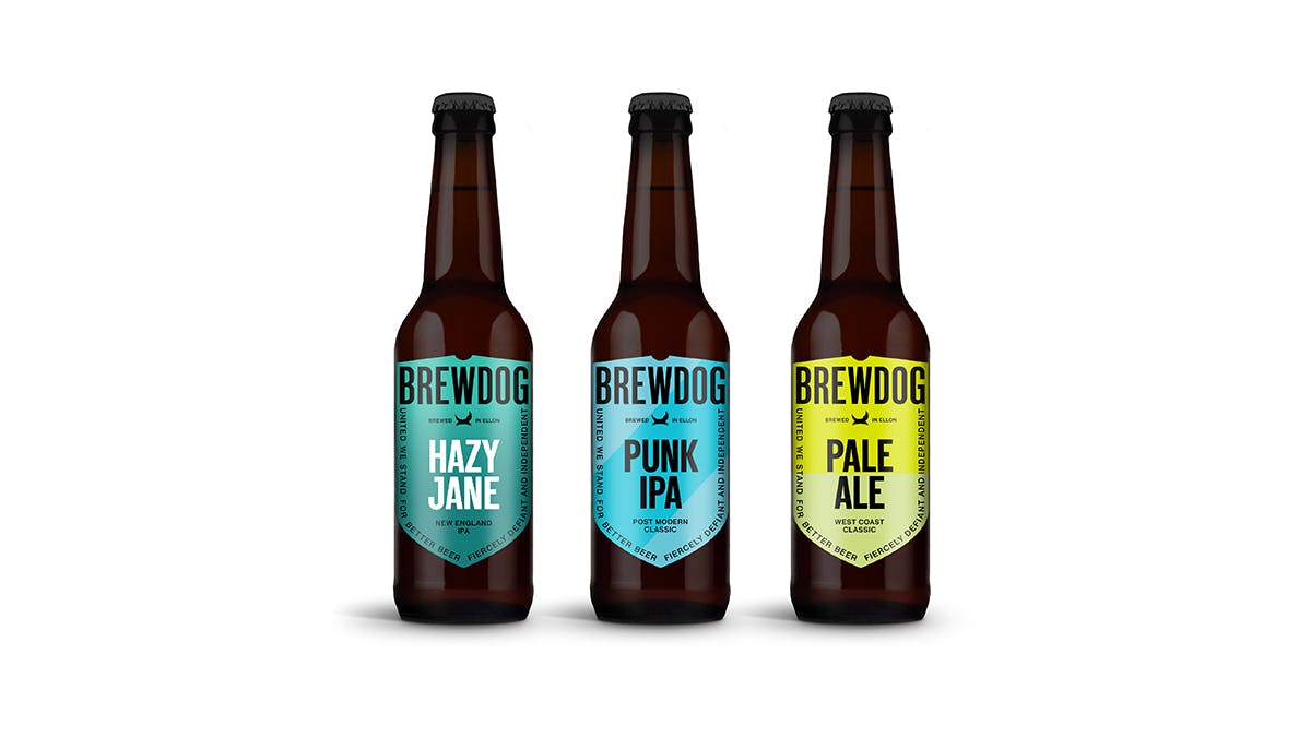 BrewDog cleans up its look with a simplified visual identity