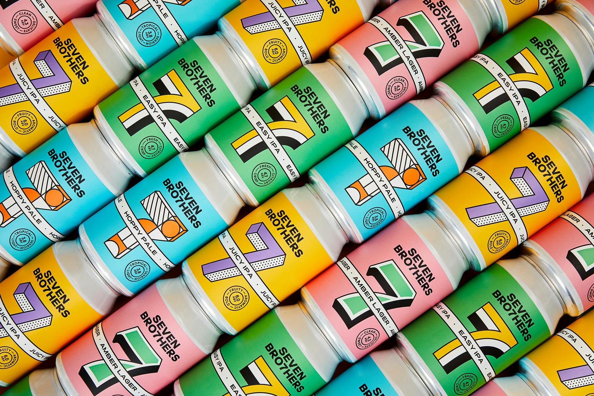 Seven Brothers beer brand refresh is all about lucky number seven