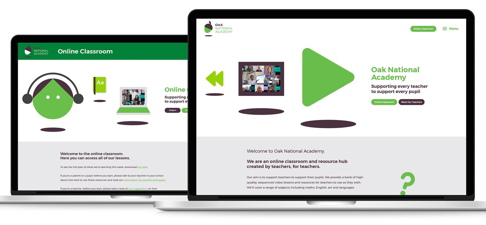 Johnson Banks’ identity for Oak National Academy is an example of ...