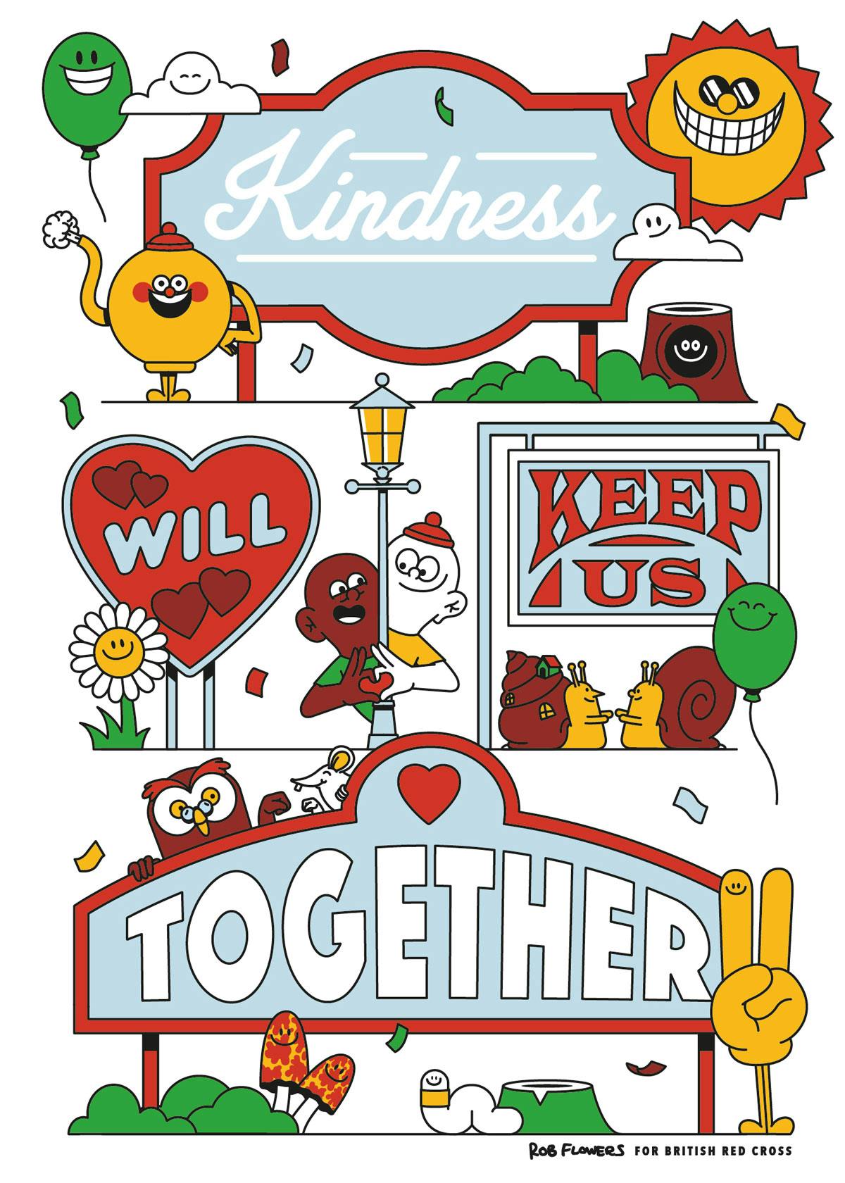 British Red Cross asks us all to be kind in new poster campaign