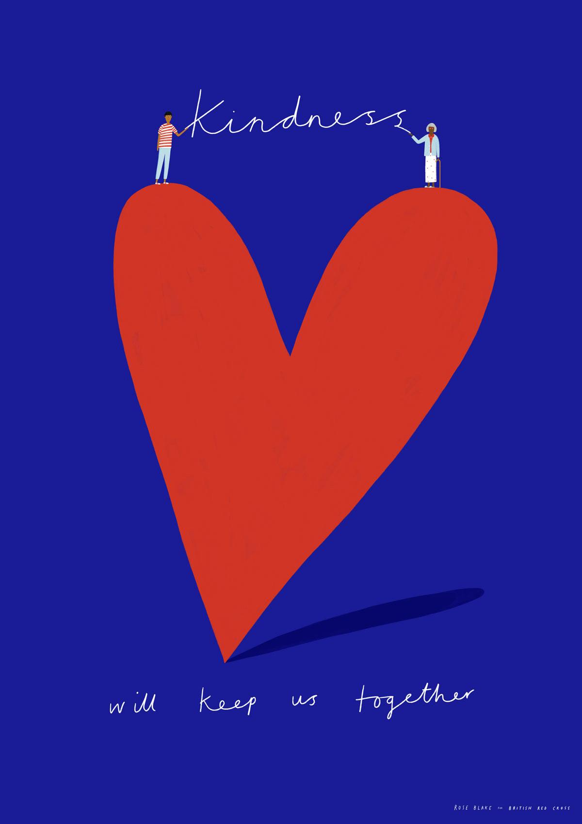 British Red Cross asks us all to be kind in new poster campaign