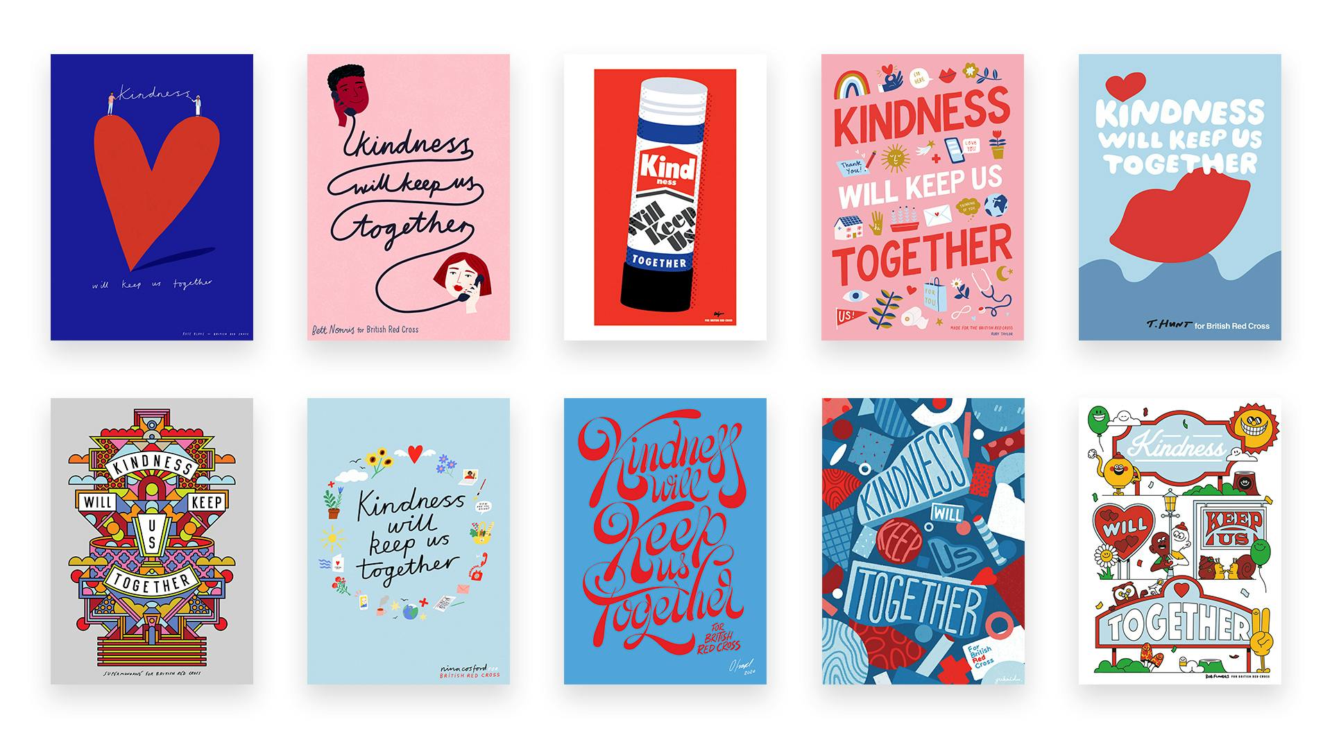 British Red Cross asks us all to be kind in new poster campaign