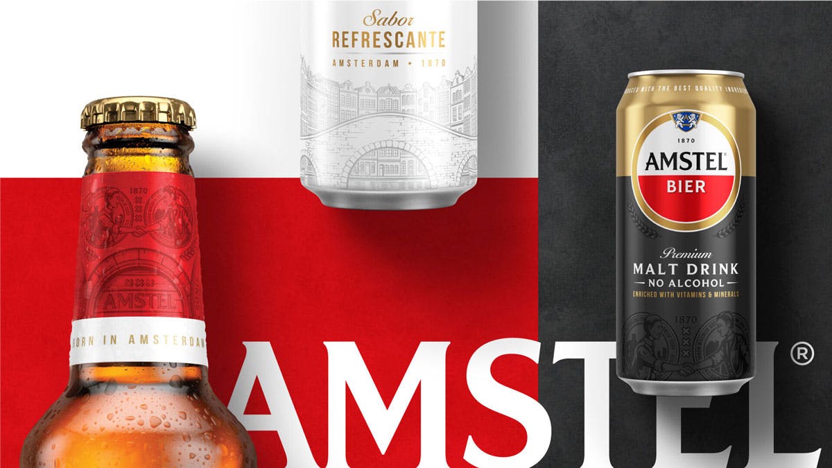 Amstel’s new identity is designed for beer drinkers all over the world