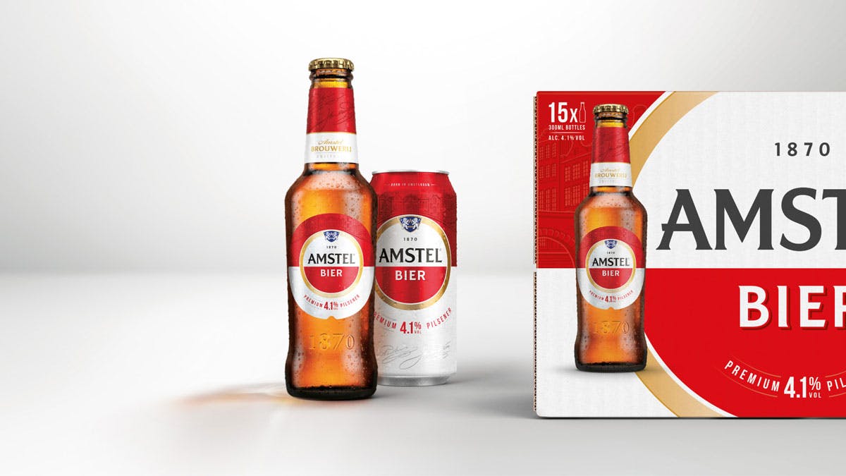 Amstel’s new identity is designed for beer drinkers all over the world