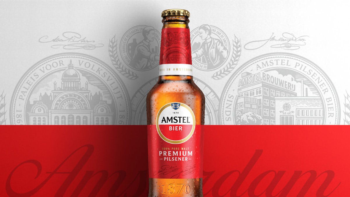 Amstel’s new identity is designed for beer drinkers all over the world