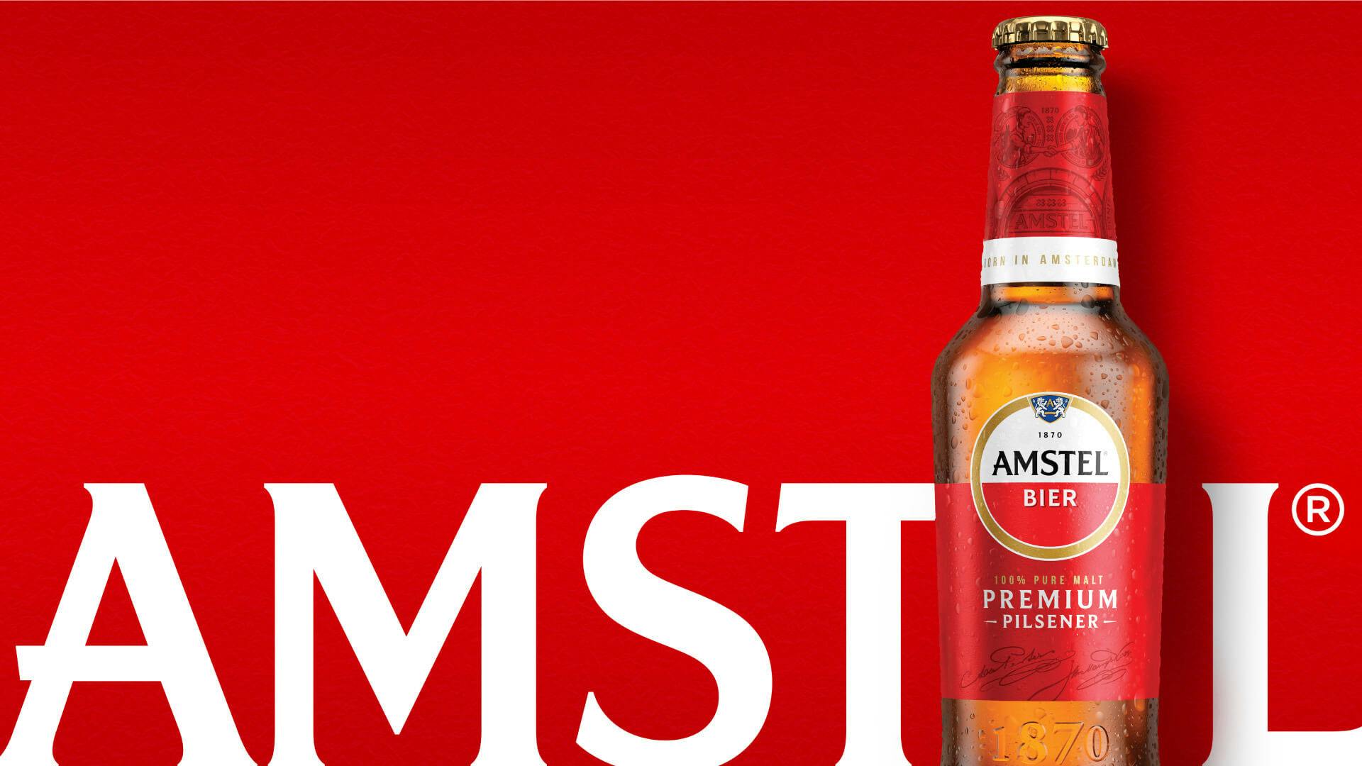 Amstel’s new identity is designed for beer drinkers all over the world