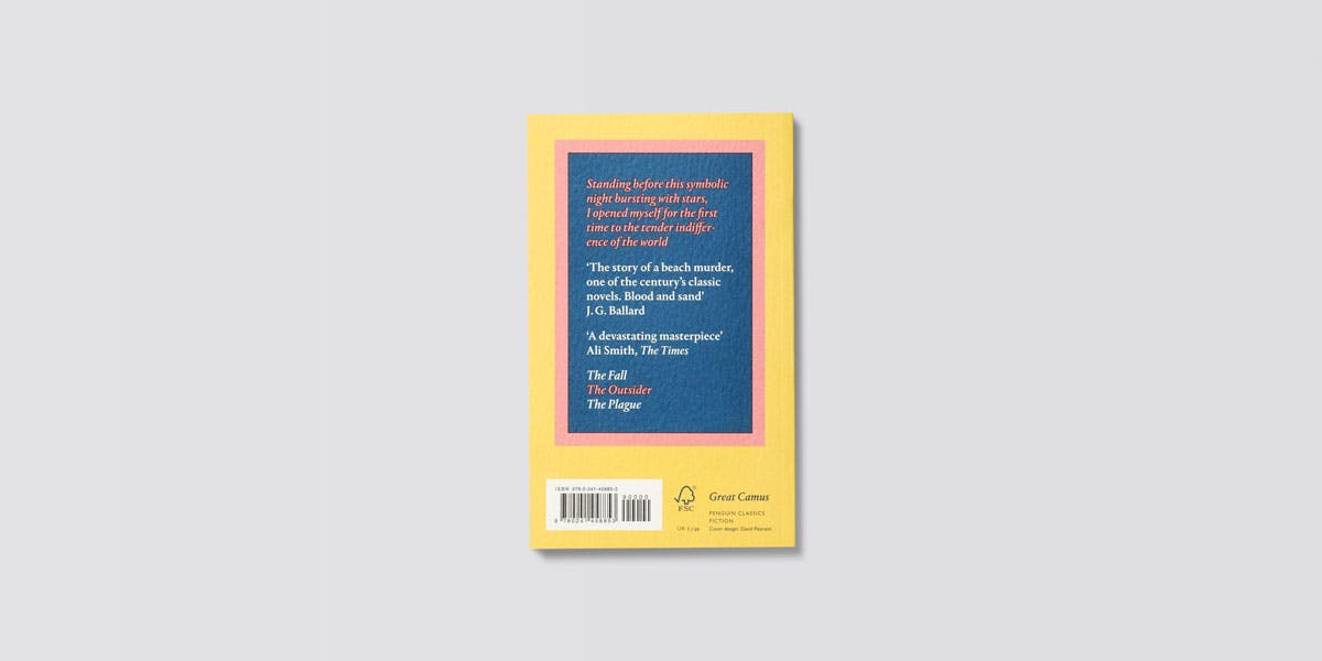 David Pearson gives Camus a fresh look for Penguin