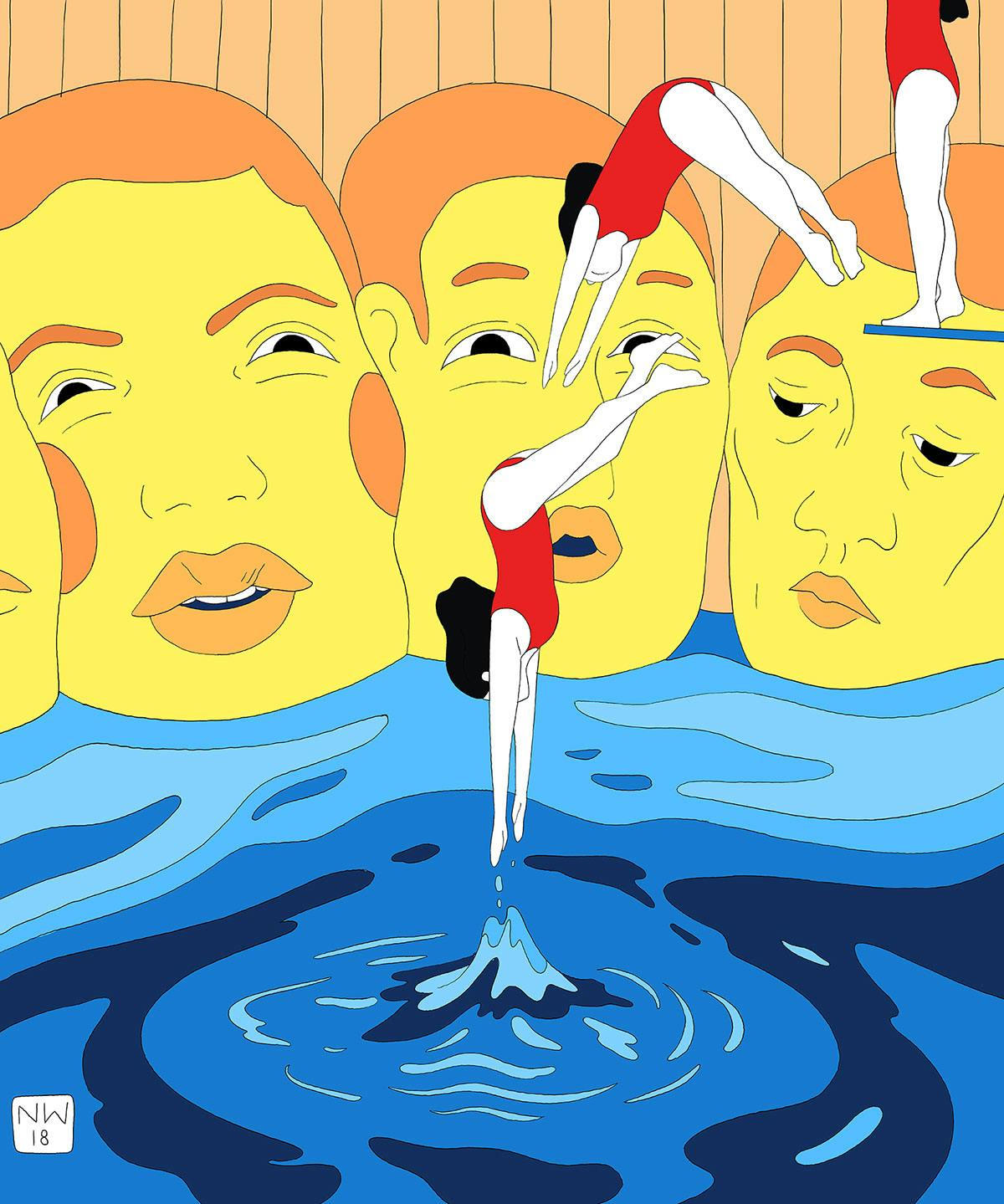 Niklas Wesner’s line-based works pull from his dreams and childhood