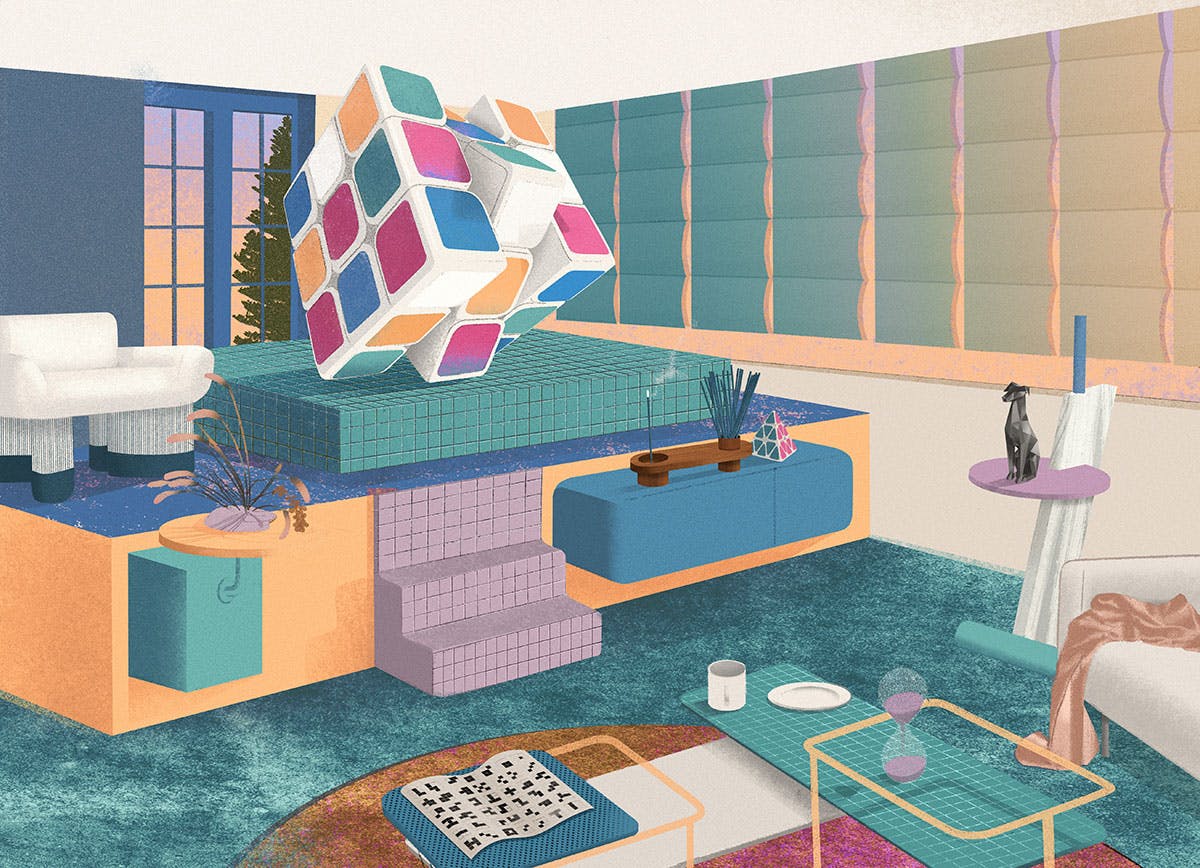 Illustrator Radhiah Anis captures fictional spaces with a surreal twist