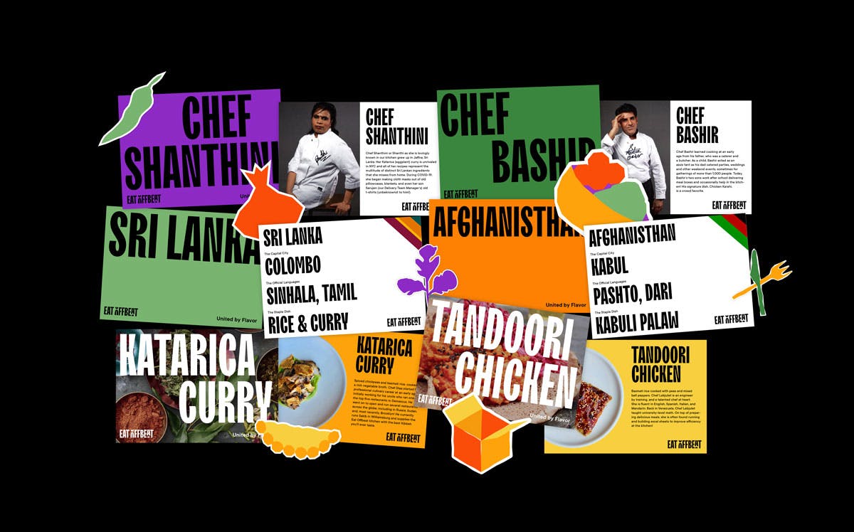 Eat Offbeat’s colourful identity celebrates cuisines from around the world