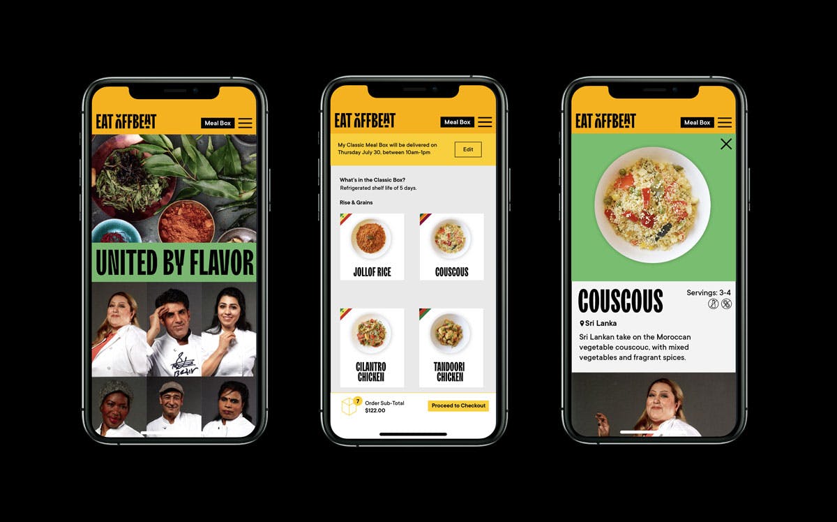 Eat Offbeat’s colourful identity celebrates cuisines from around the world
