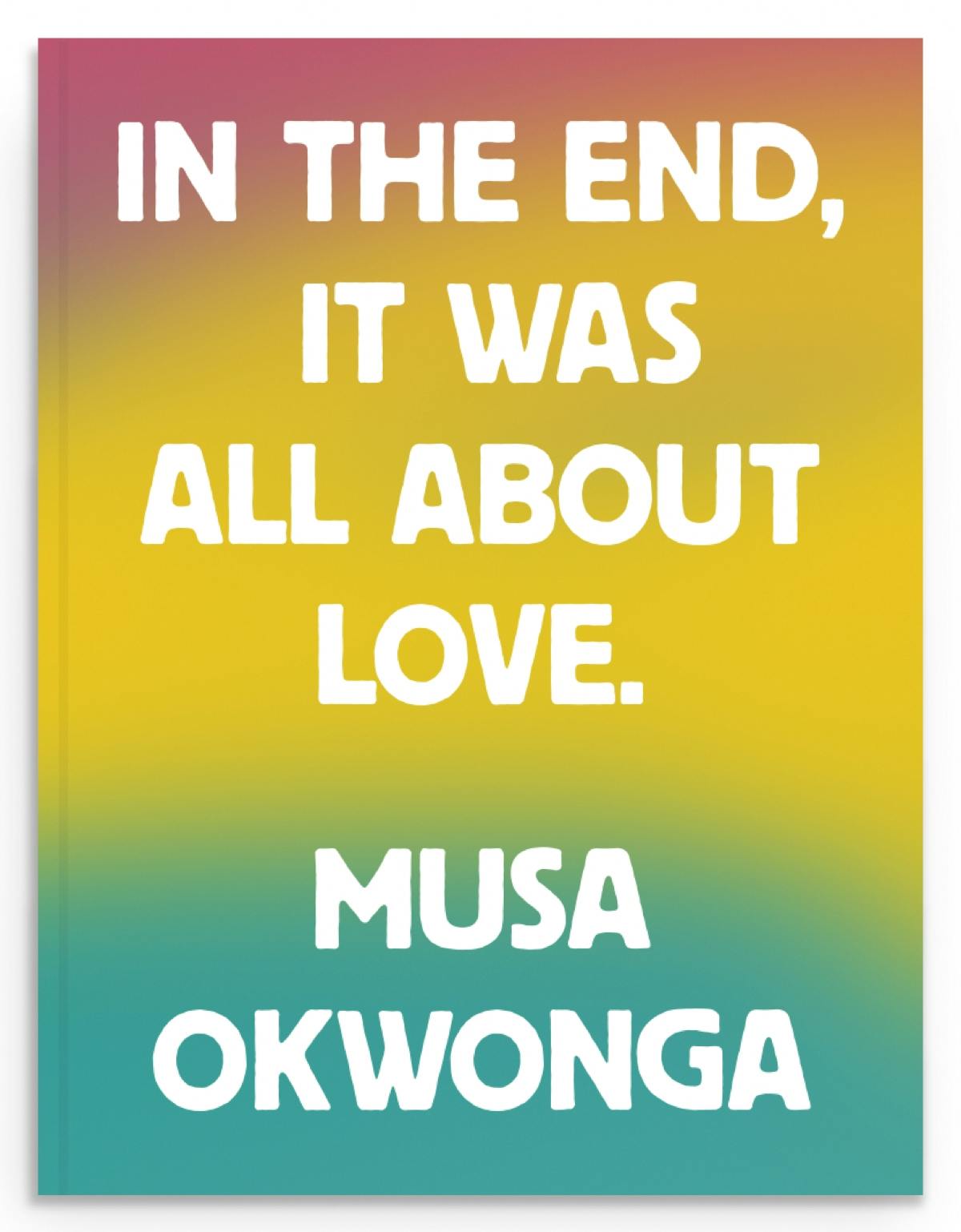 Musa Okwonga’s latest book comes with 1,000 rainbow covers