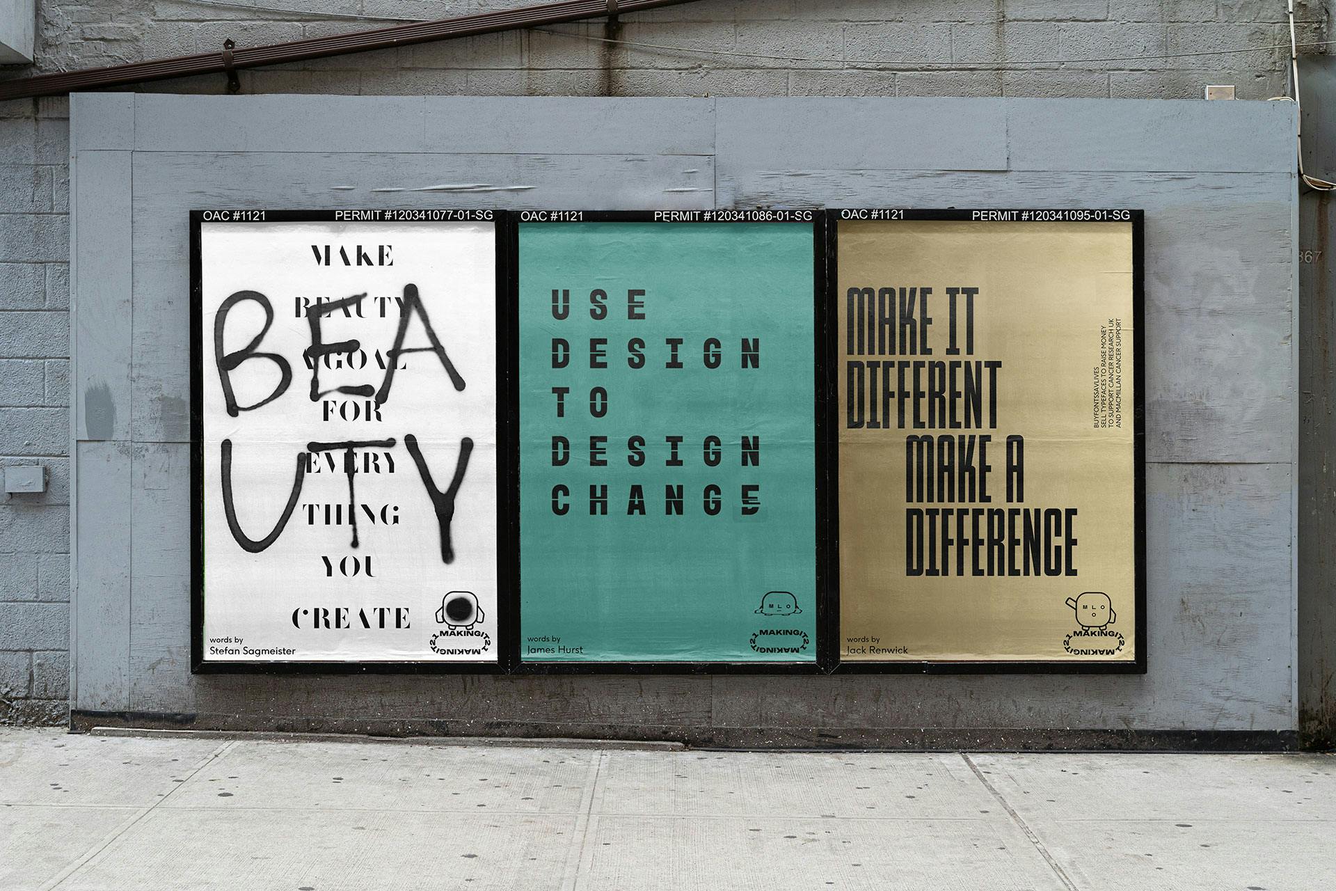 Poster project MakingIt21 shares positivity and wisdom from the industry