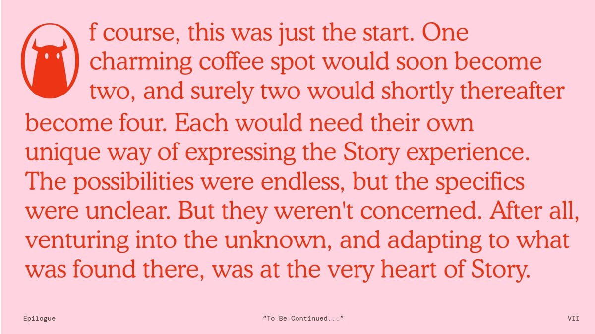 Story Cafe’s branding celebrates people’s love of a good tale