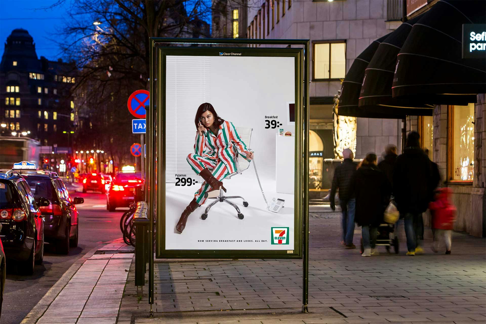 7-Eleven in Sweden has created a limited edition pyjama range