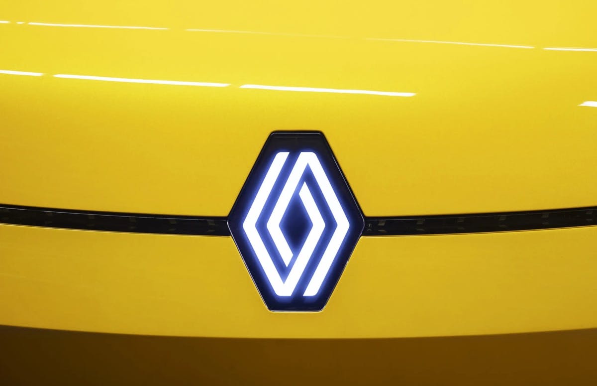 Renault unveils a new op art-style logo