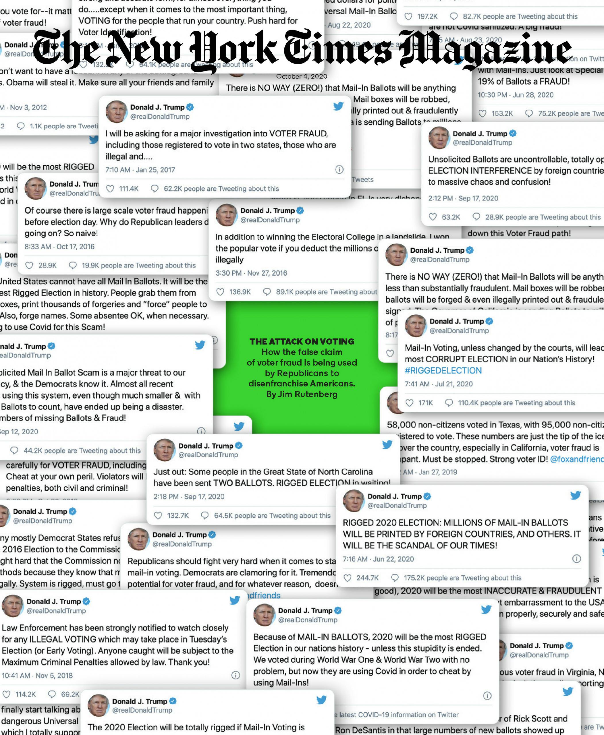 The New York Times Magazine selection of covers