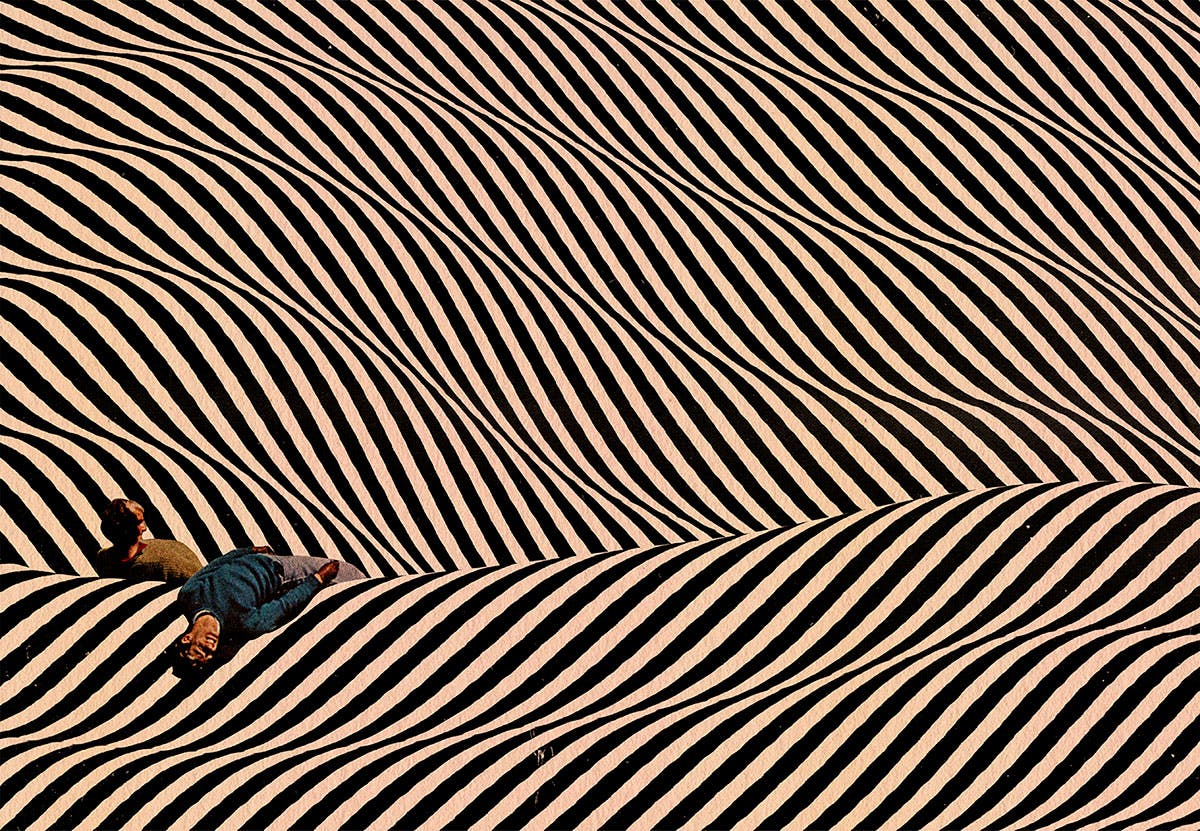 Valentin Pavageau’s digital collages fuse surrealism with psychedelia