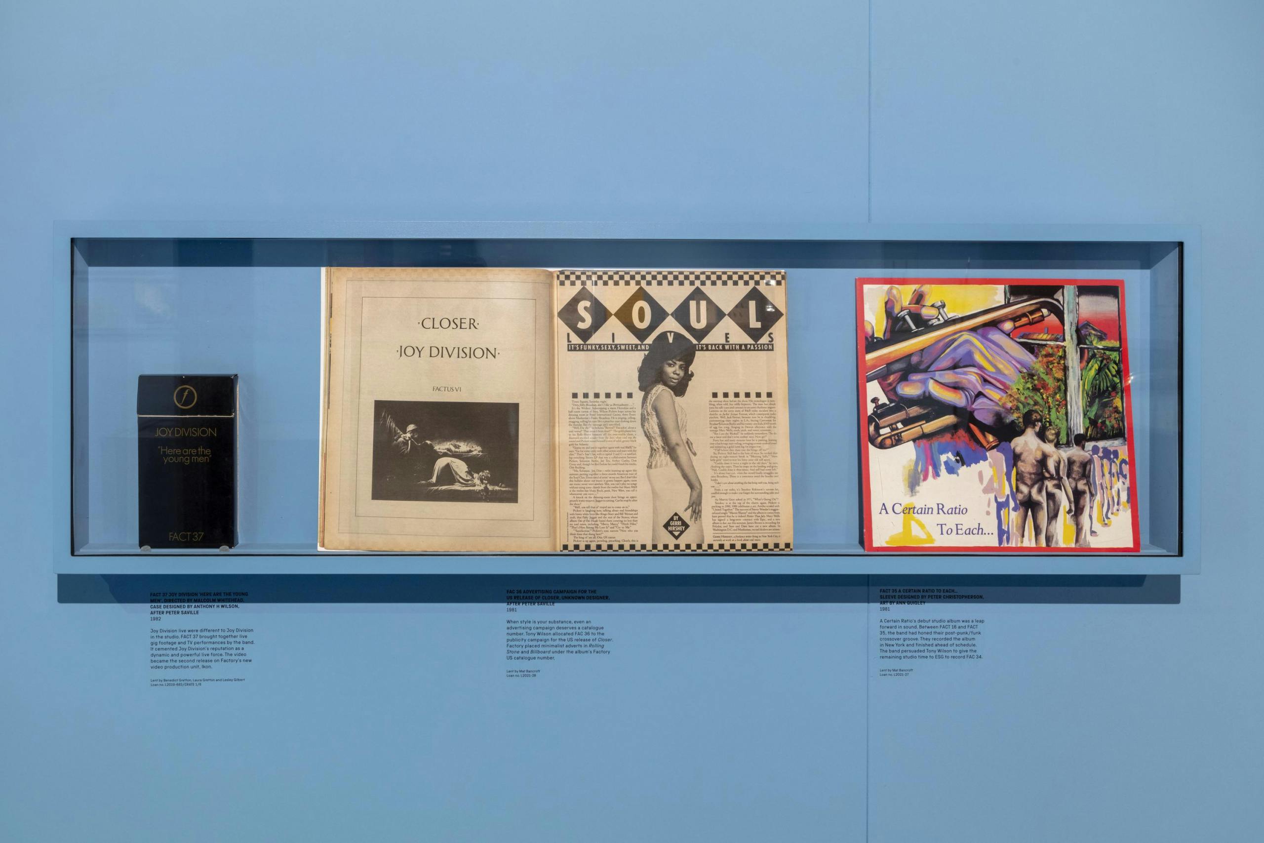 The early years of Factory Records celebrated in a new museum show