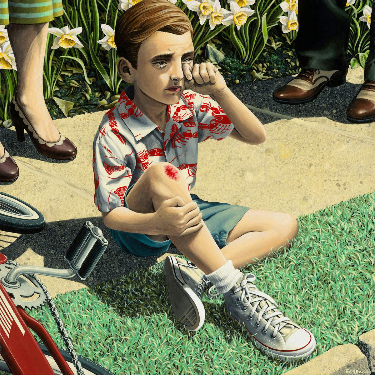 Gregory Ferrand’s cinematic paintings explore the human condition