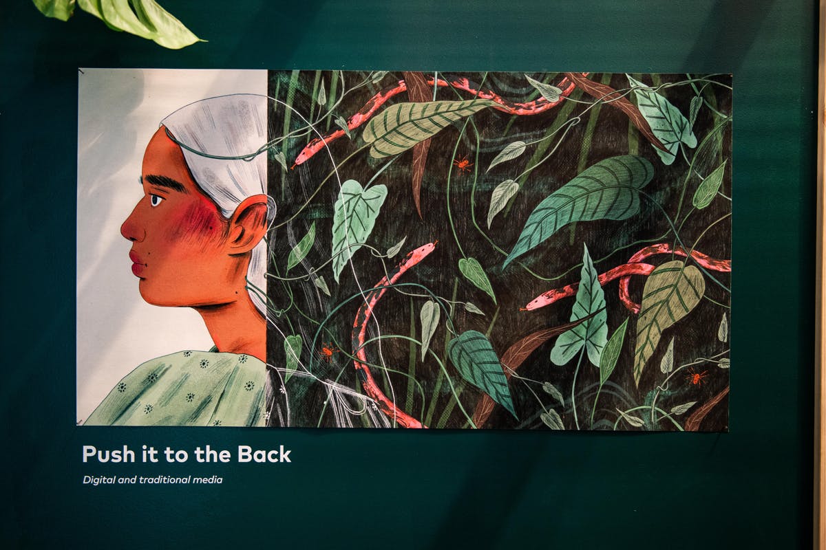 Manjit Thapp brings her illustrated world to life for Now Gallery