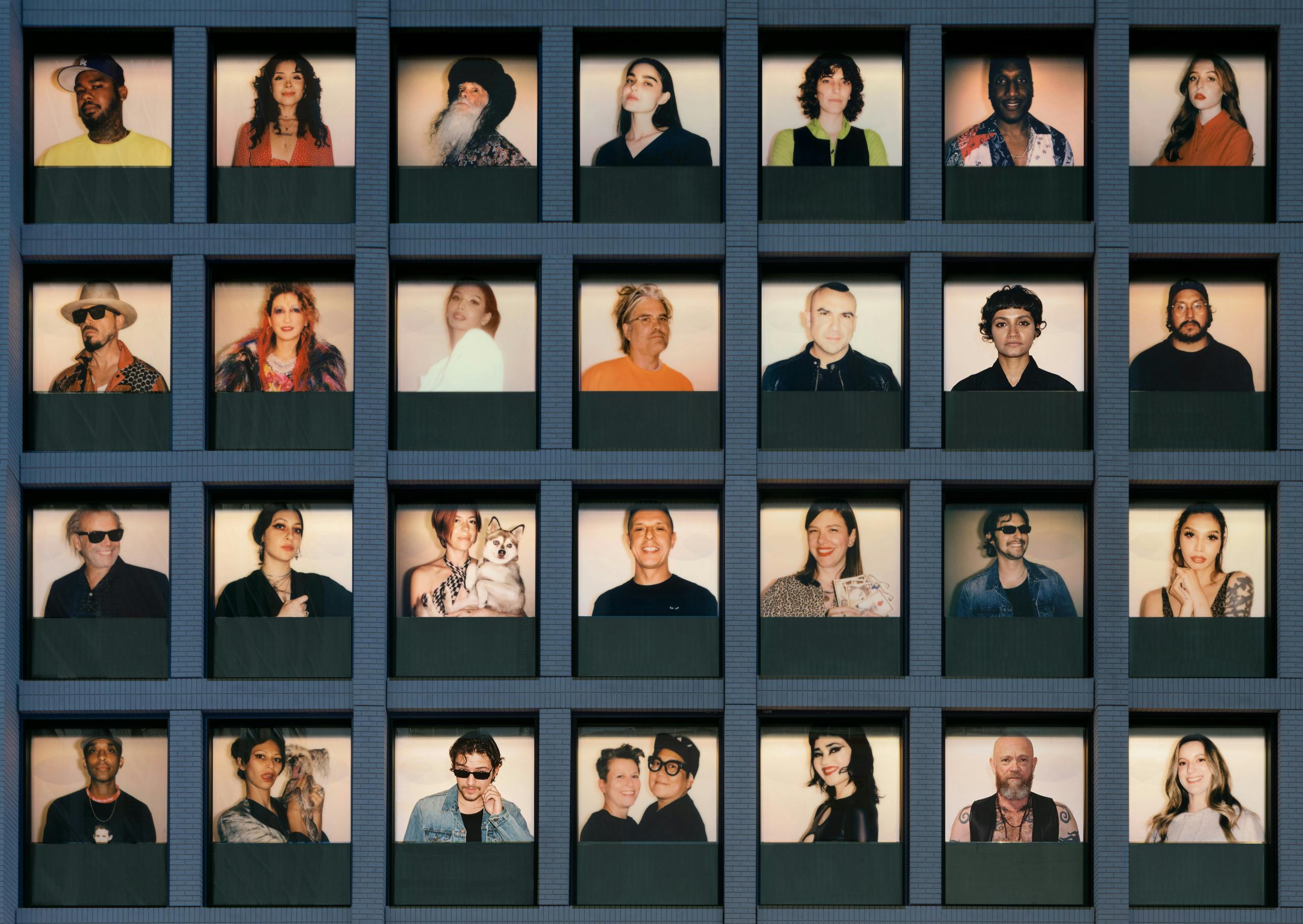 KesselsKramer has covered LA hotel citizenM with portraits of local people