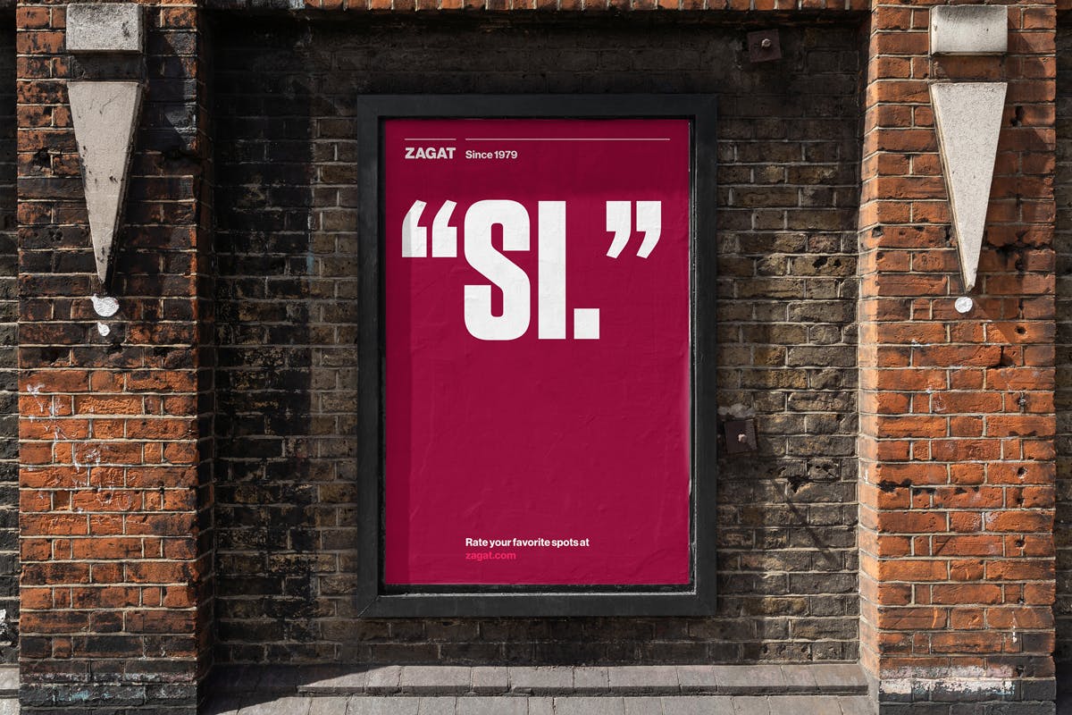 A tasty new brand identity for restaurant review site Zagat