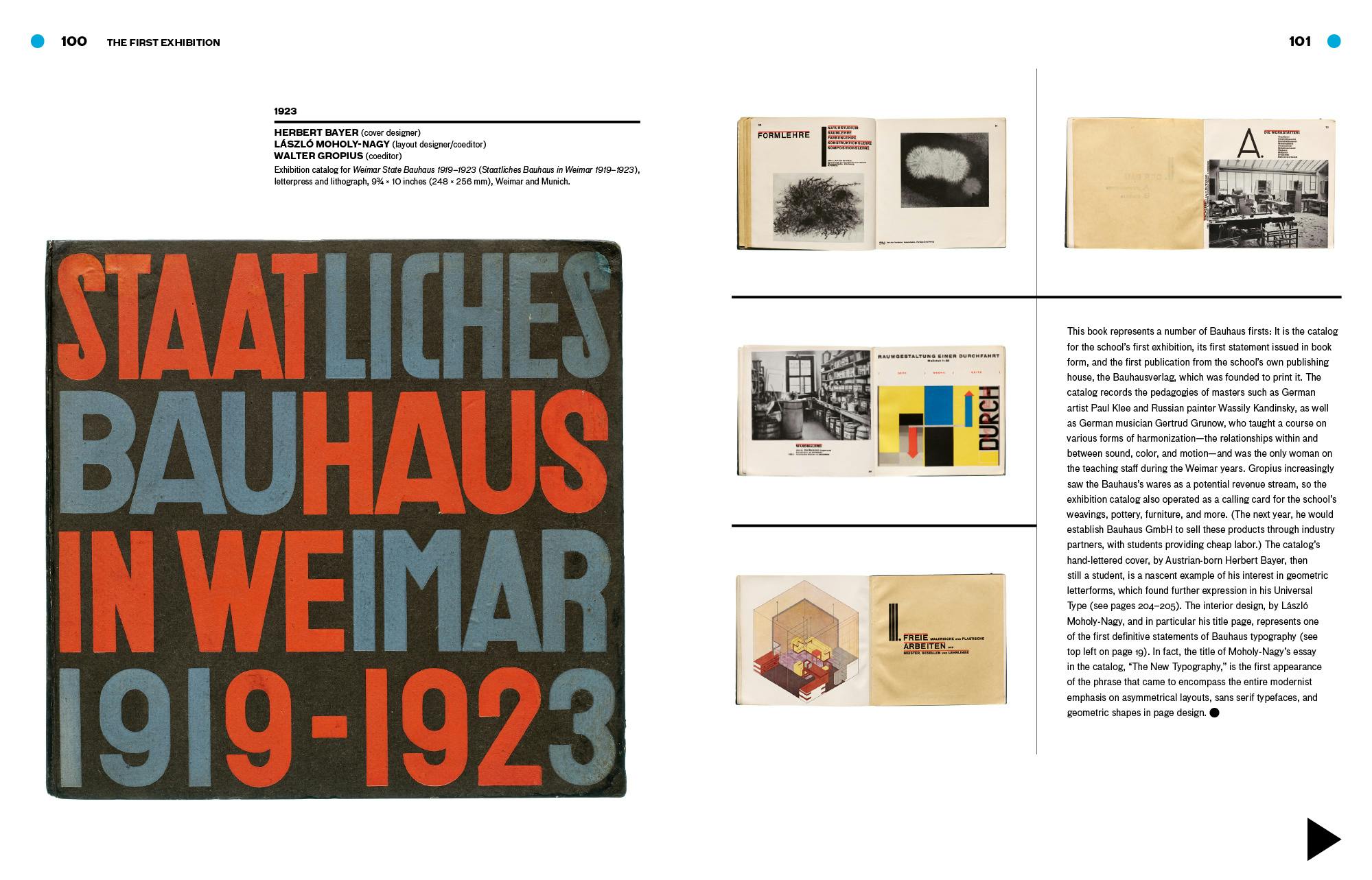 Bauhaus typography at 100