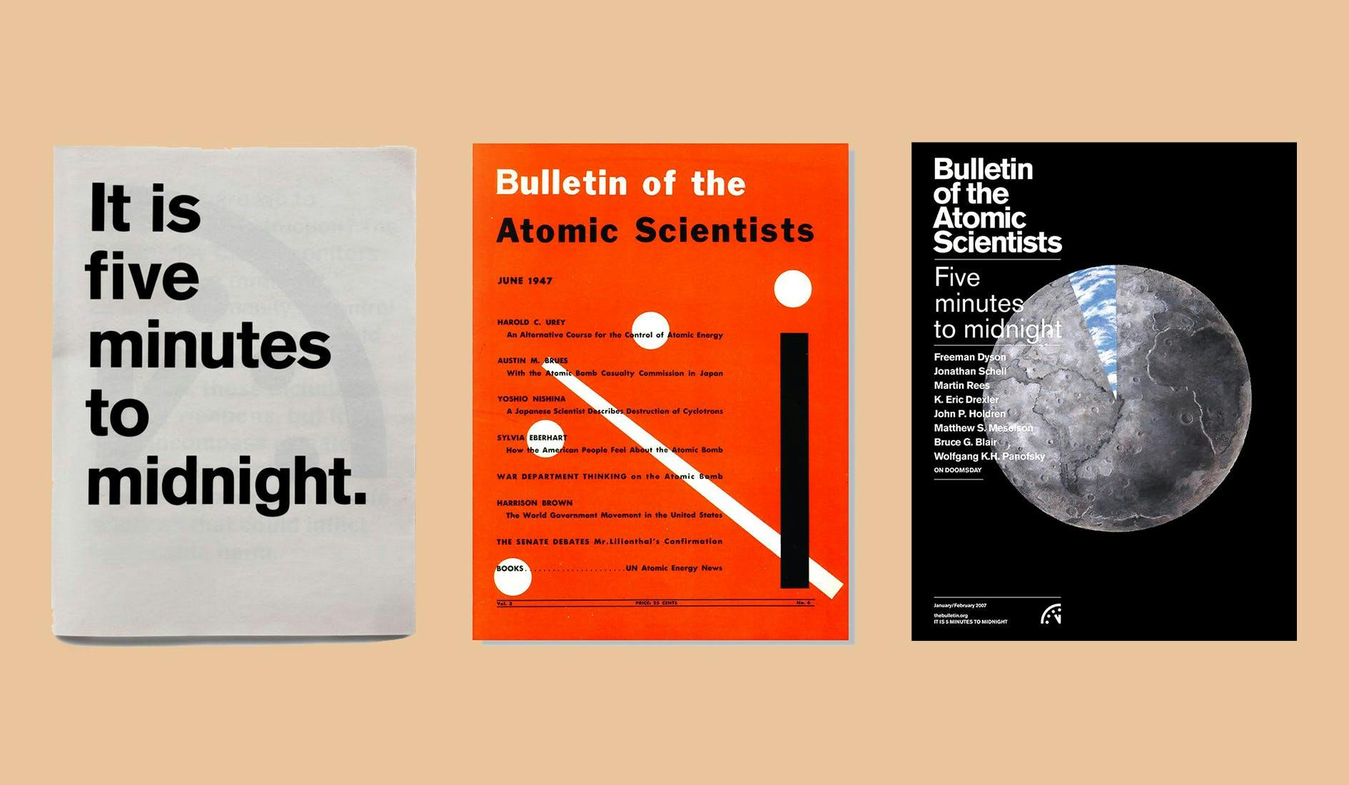 The history of the Doomsday Clock design