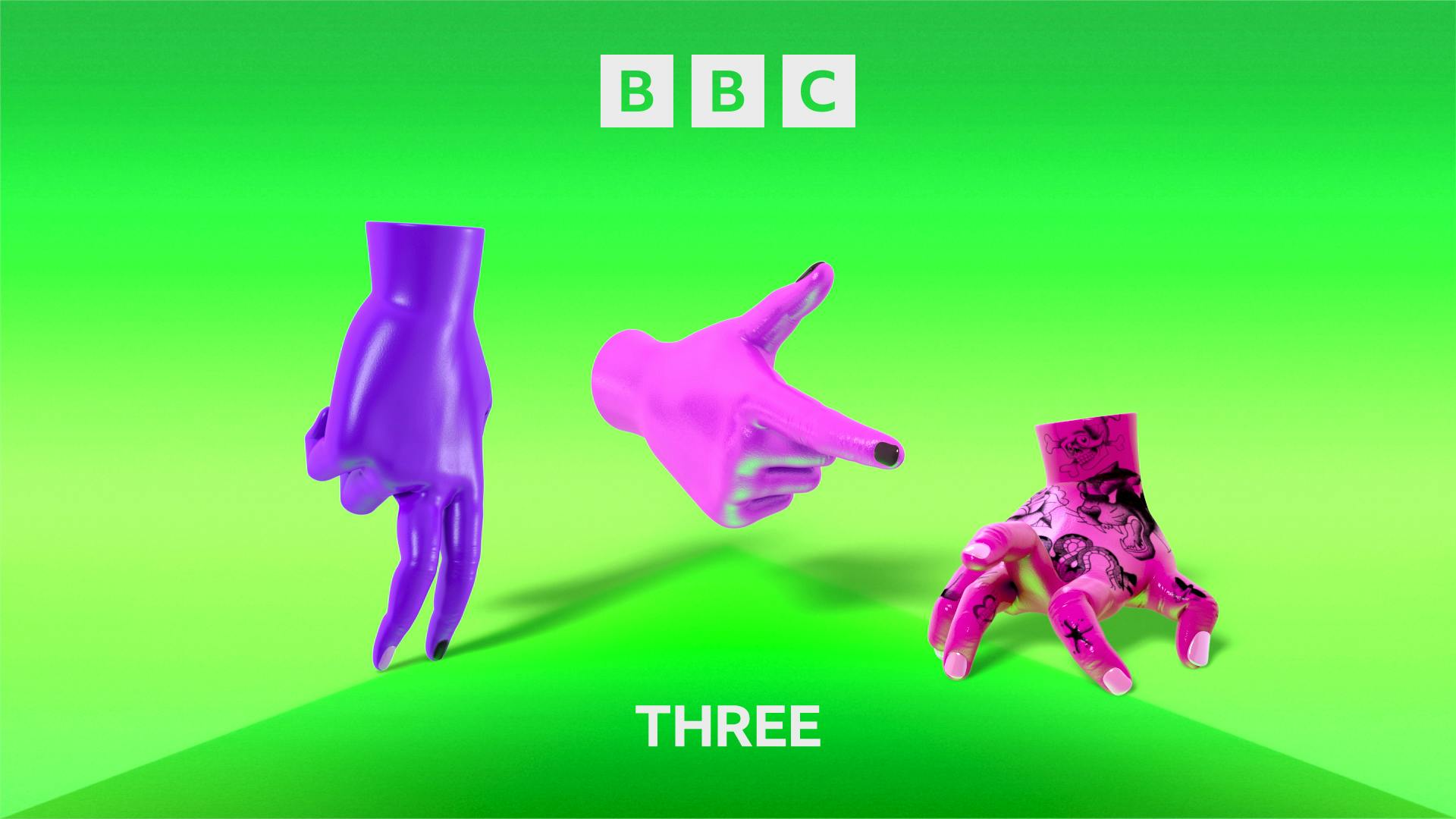 BBC Three marks its return to our screens with a wacky set of idents