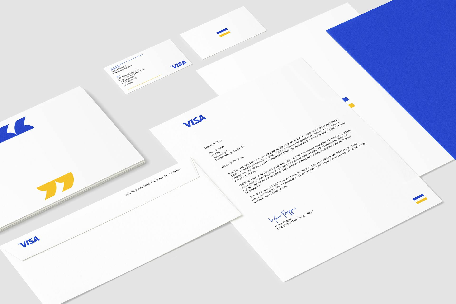 Visa launches new brand identity system