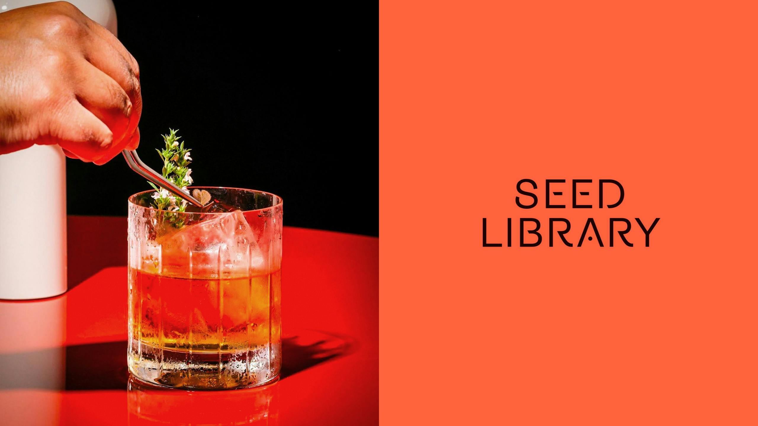 Magpie Studio designs new branding for cocktail bar Seed Library