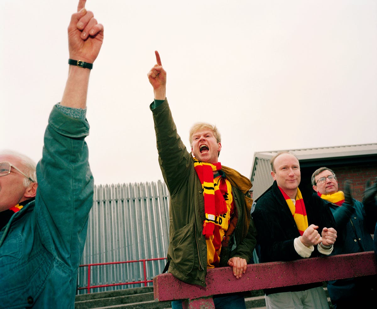 Martin Parr brings his football fan photography to Oof Gallery