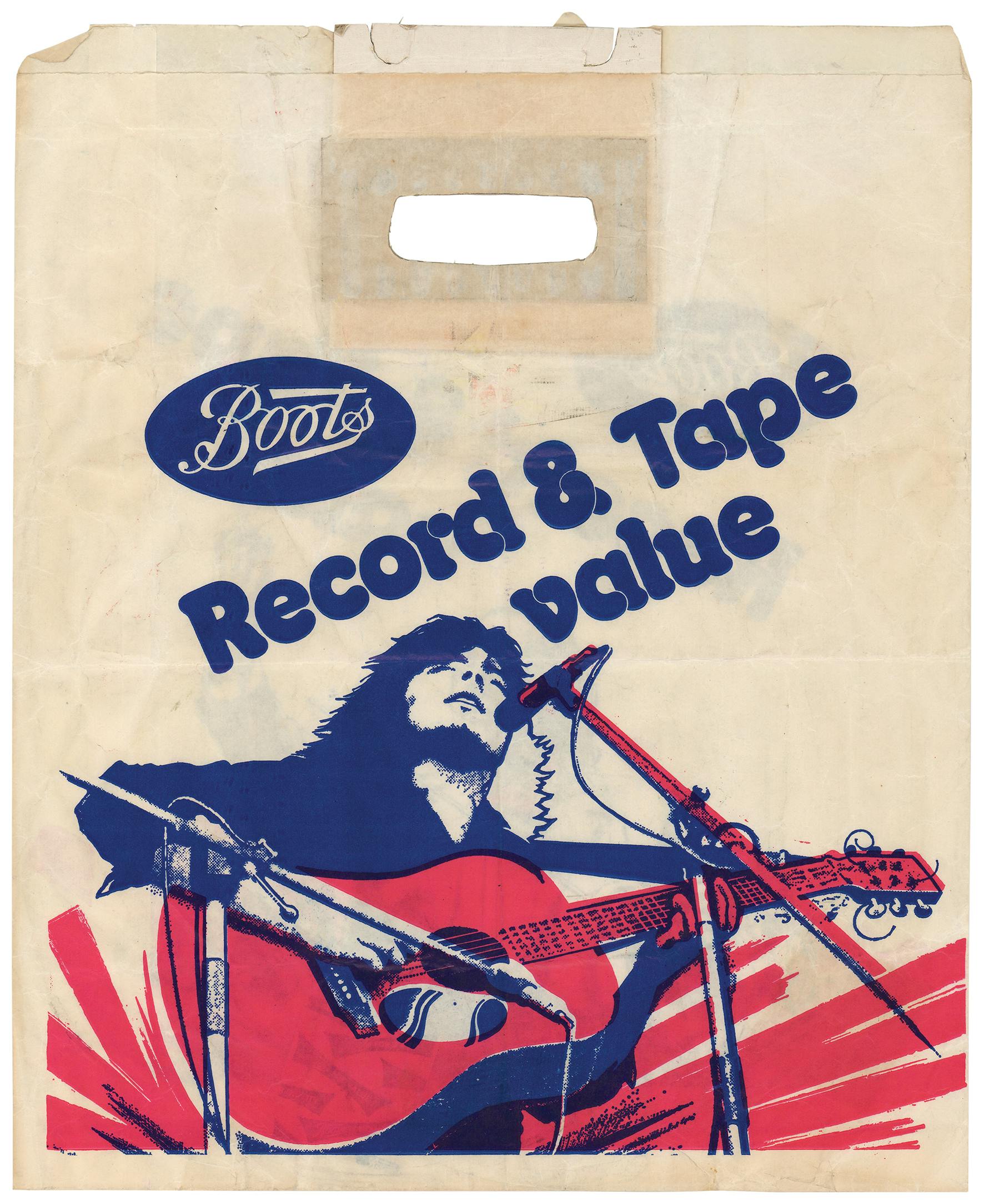 Why British record store carrier bags are graphic design icons
