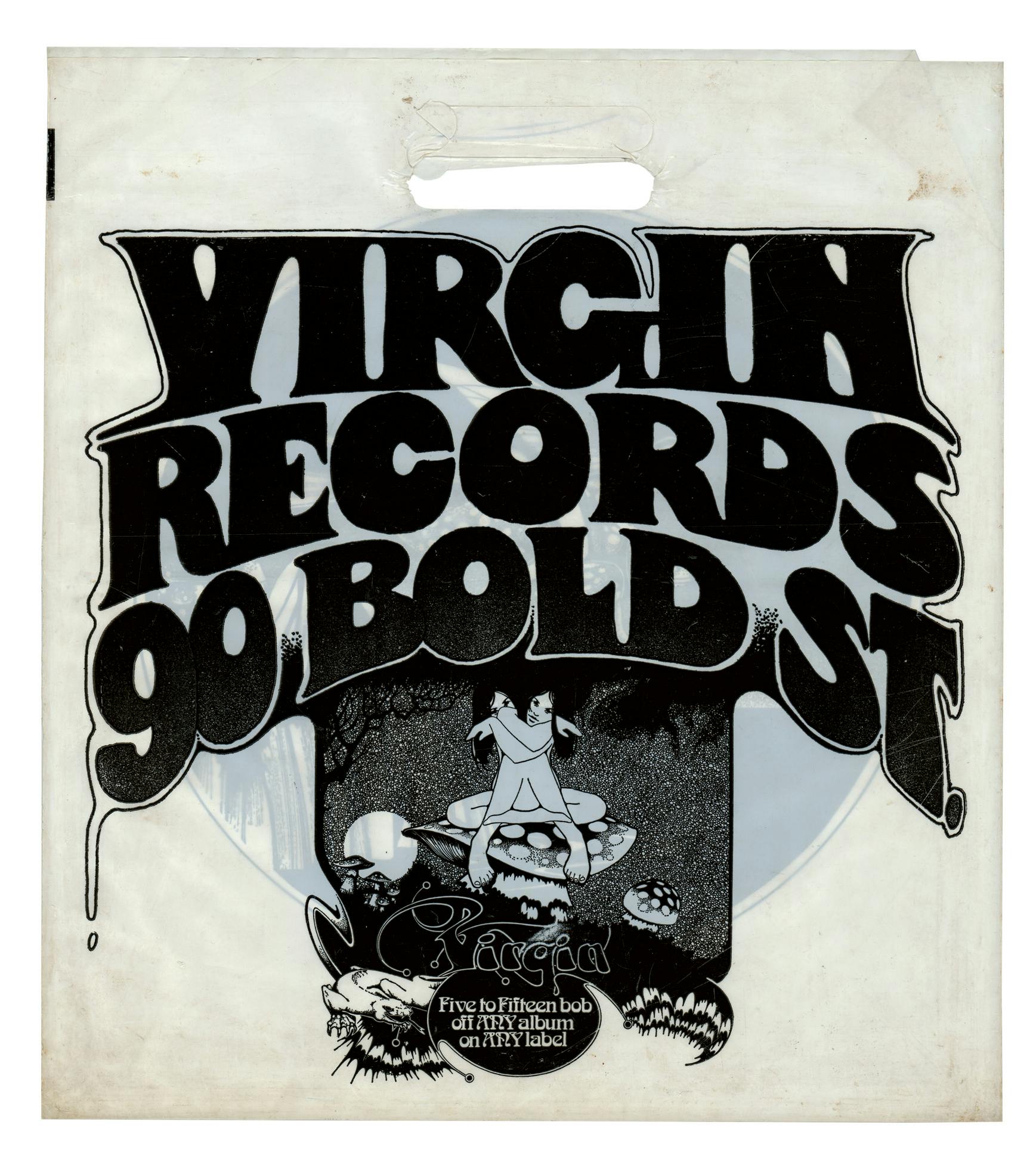 Why British record store carrier bags are graphic design icons