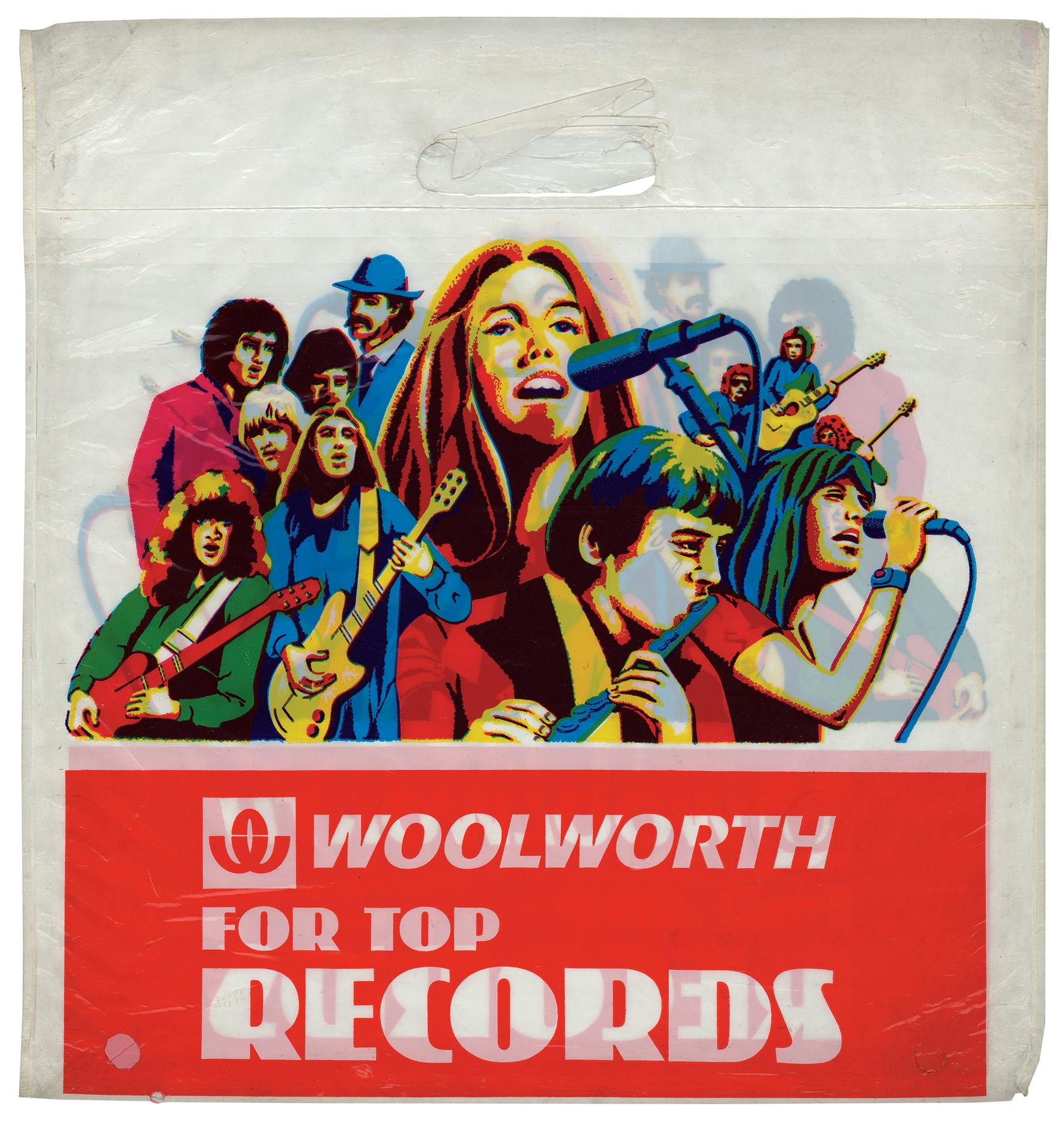 Why British record store carrier bags are graphic design icons