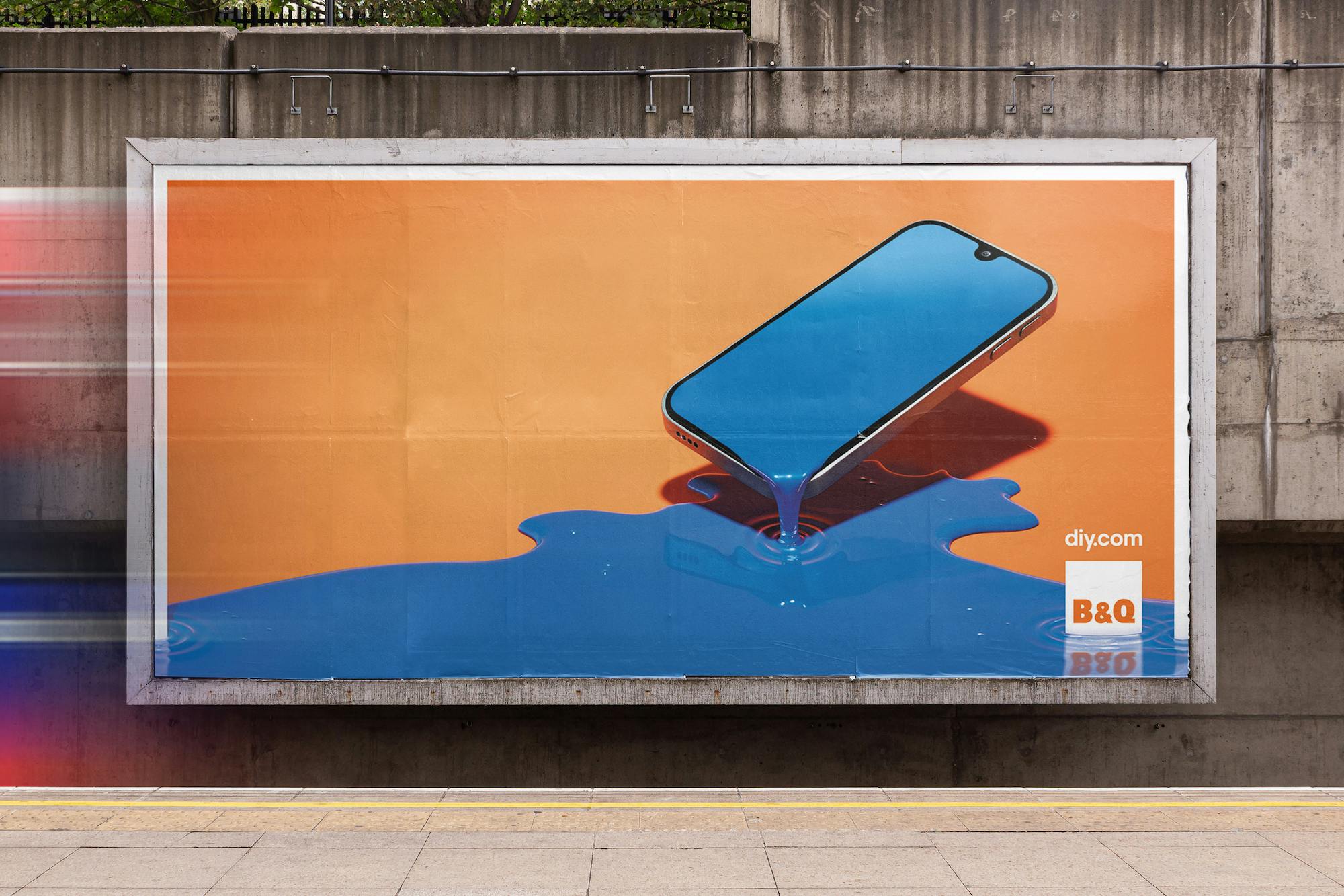 B&Q launches enigmatic new poster campaign