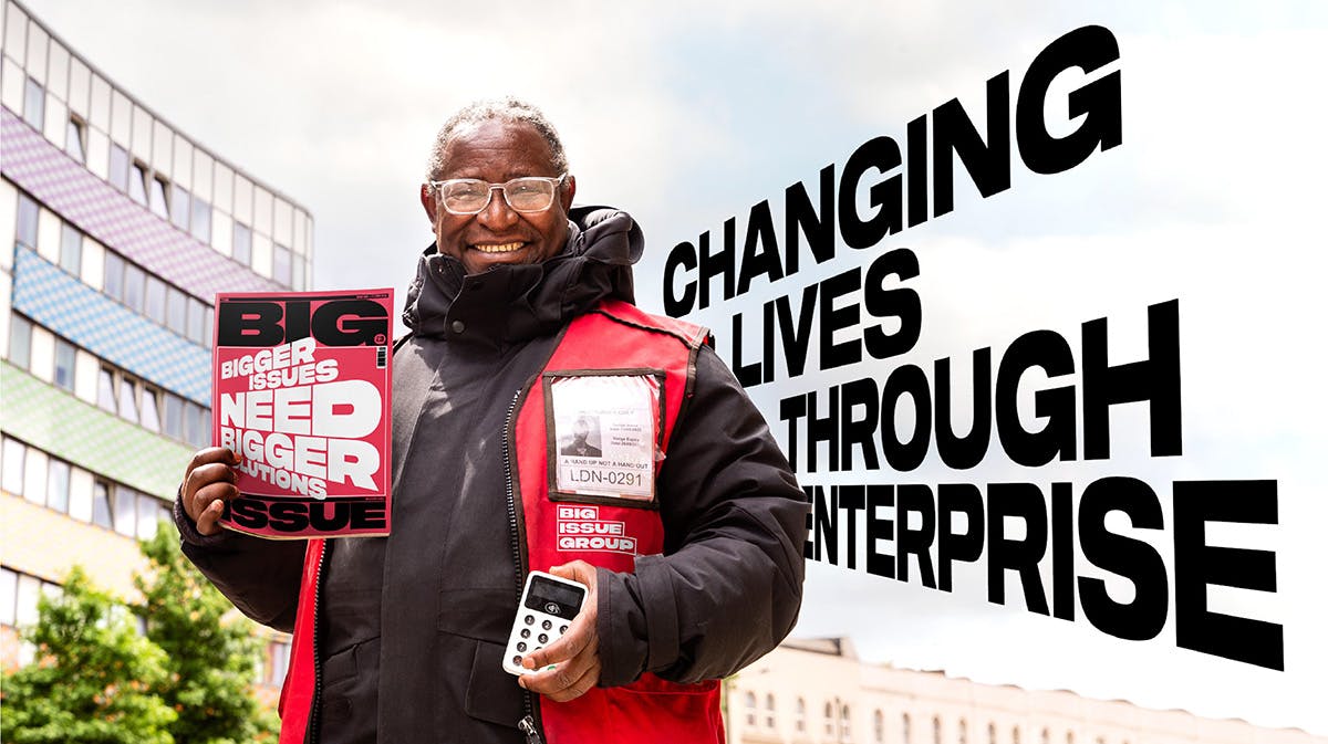 The Big Issue launches rebrand by JKR