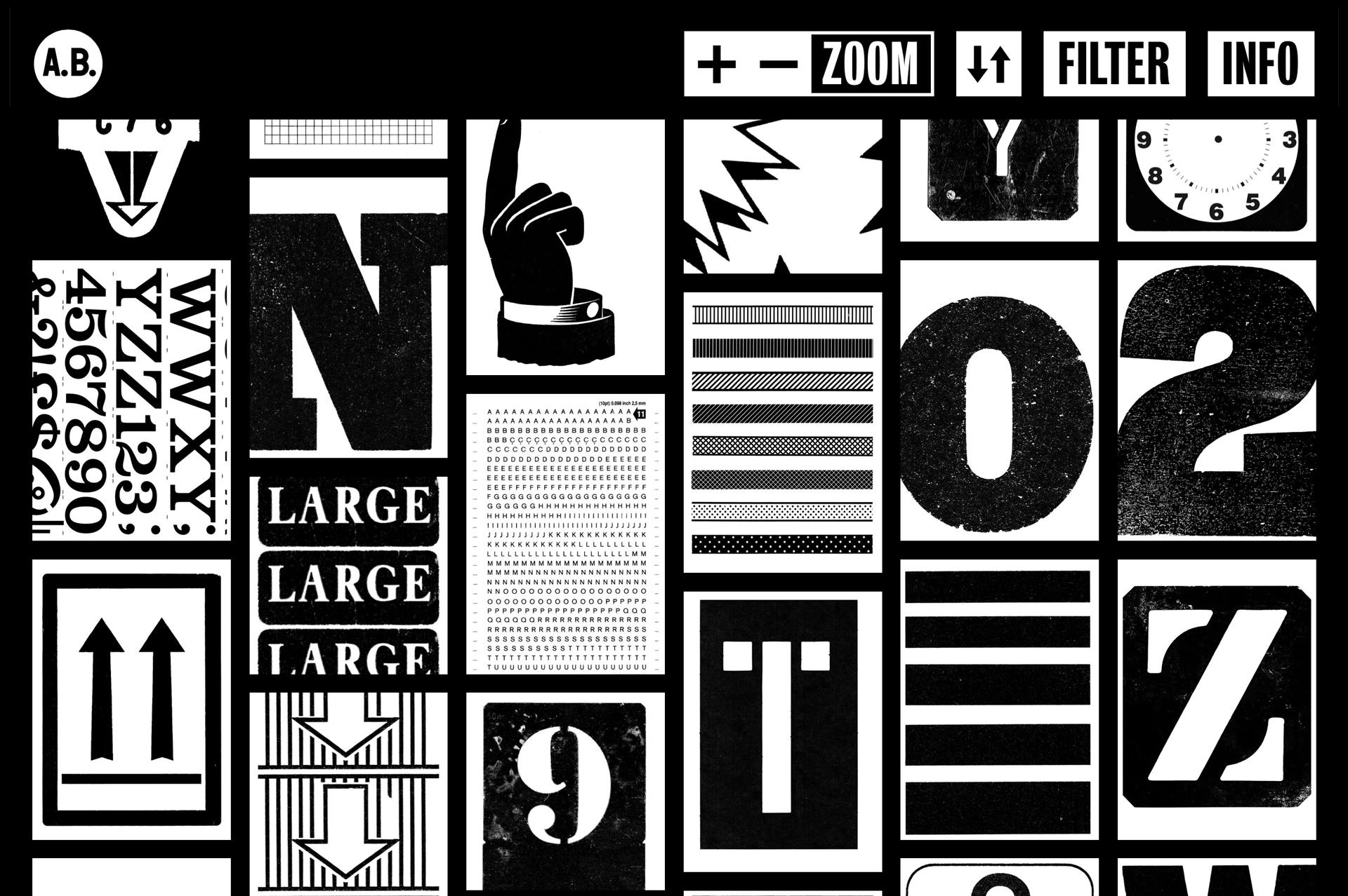 Anthony Burrill shares his inspirations in new online archive