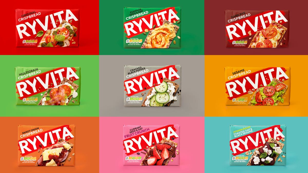 Ryvita goes full colour in new visual identity