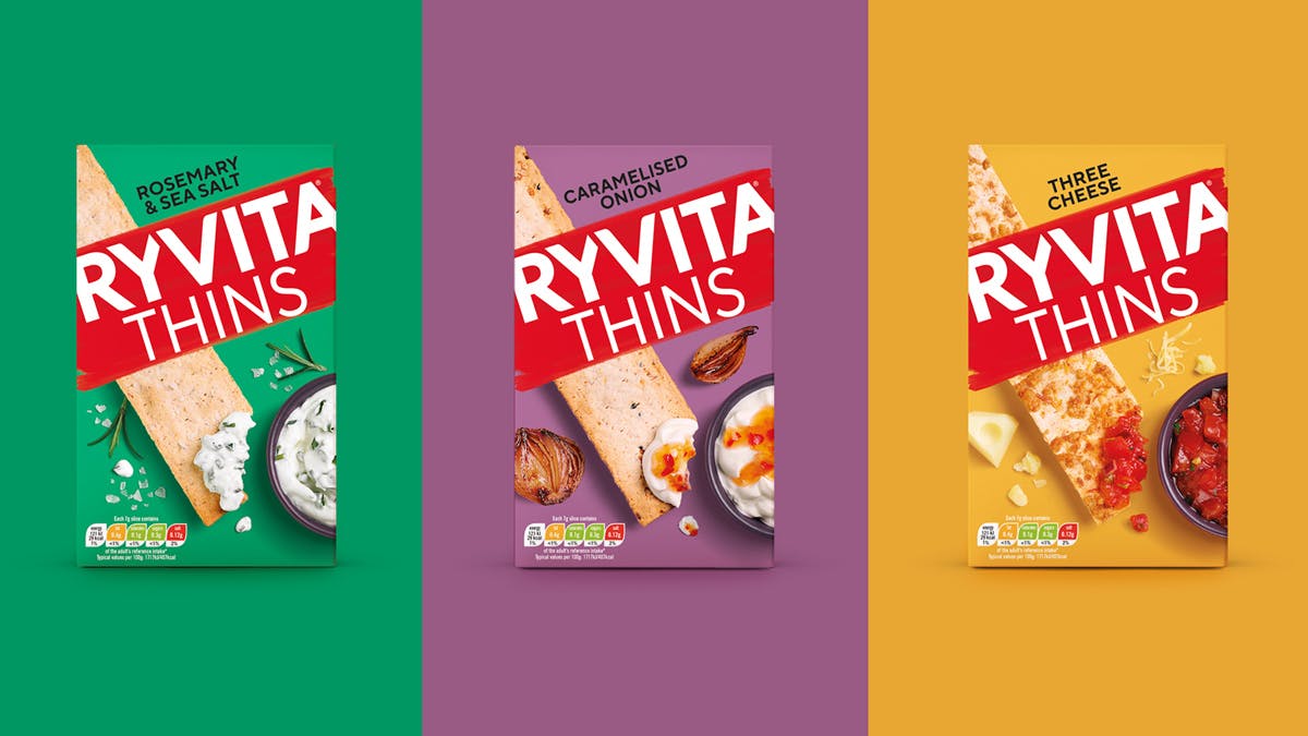 Ryvita goes full colour in new visual identity