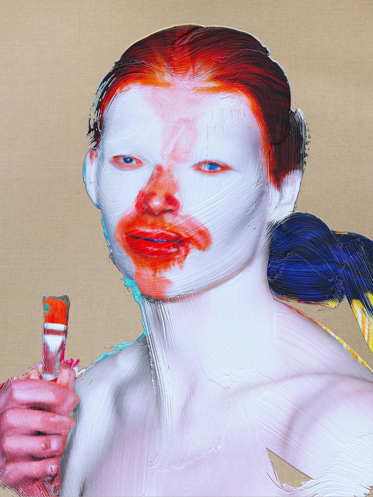 Matthew Stone’s AI paintings reflect an art world in flux