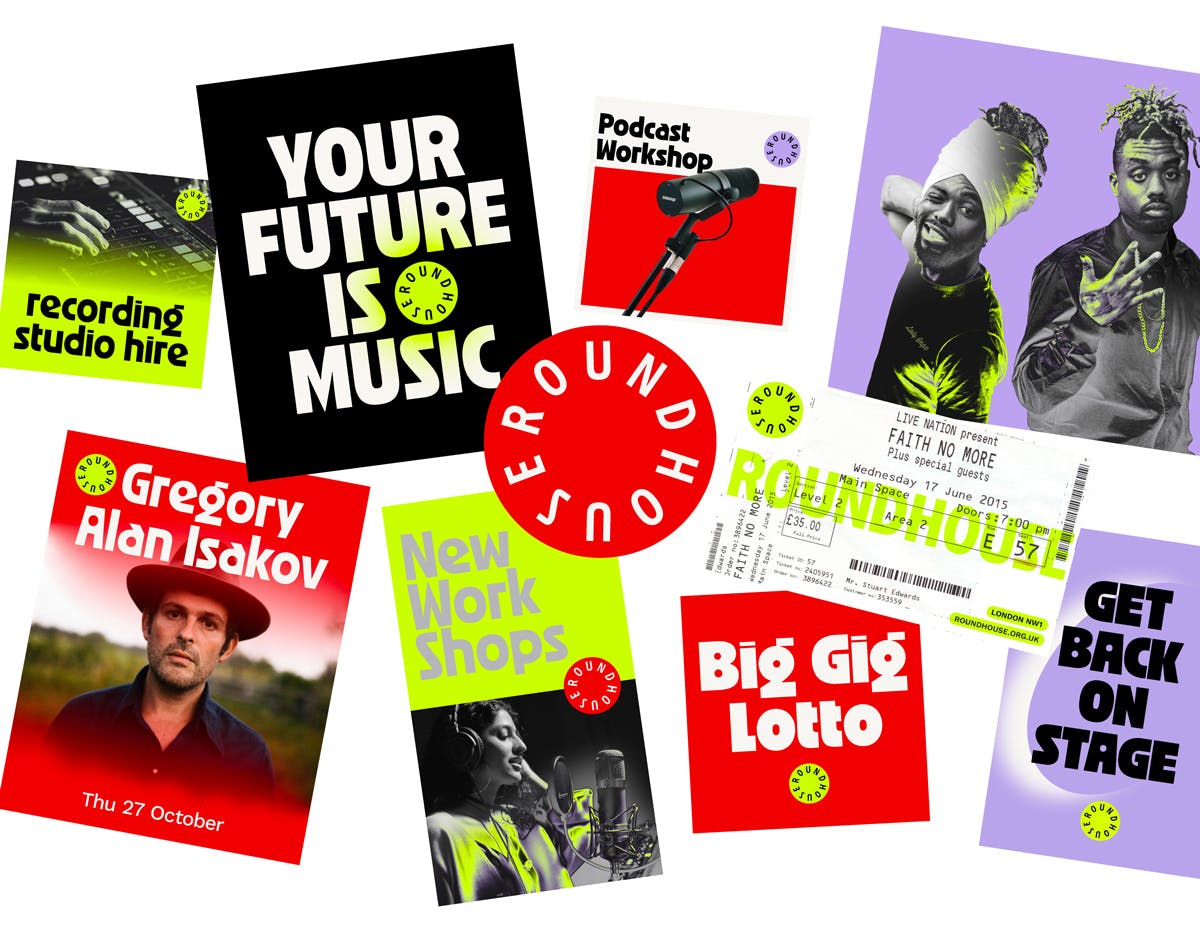 Roundhouse’s new identity turns the spotlight on its rich history