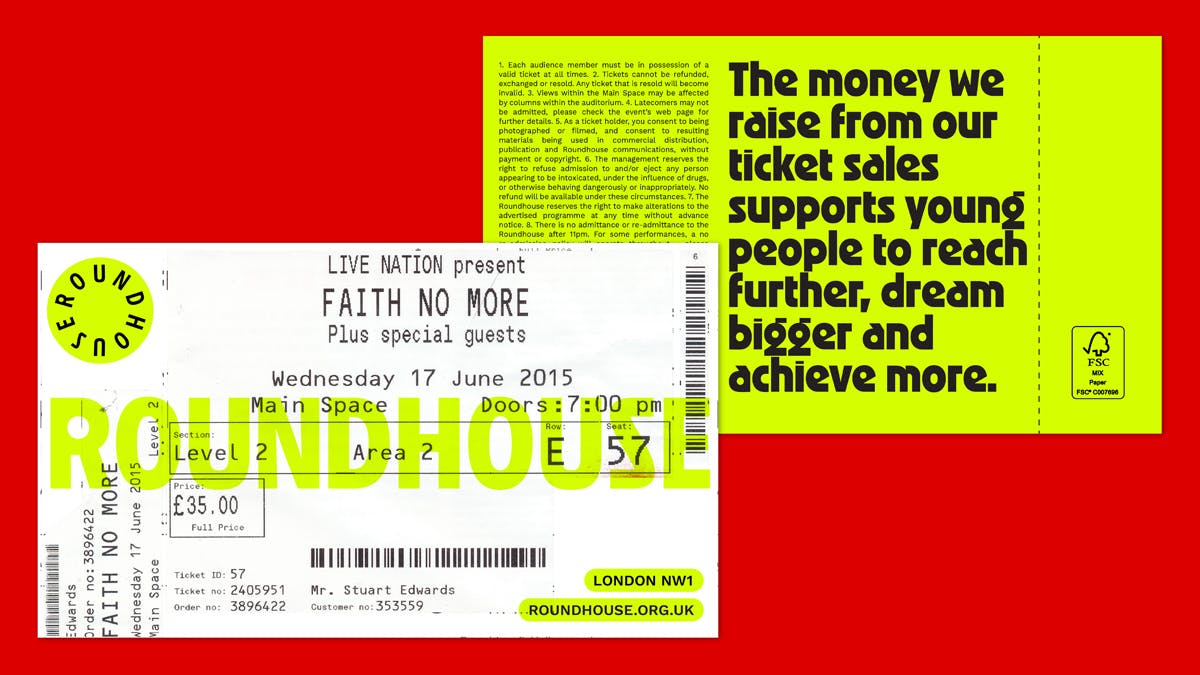 Roundhouse’s new identity turns the spotlight on its rich history